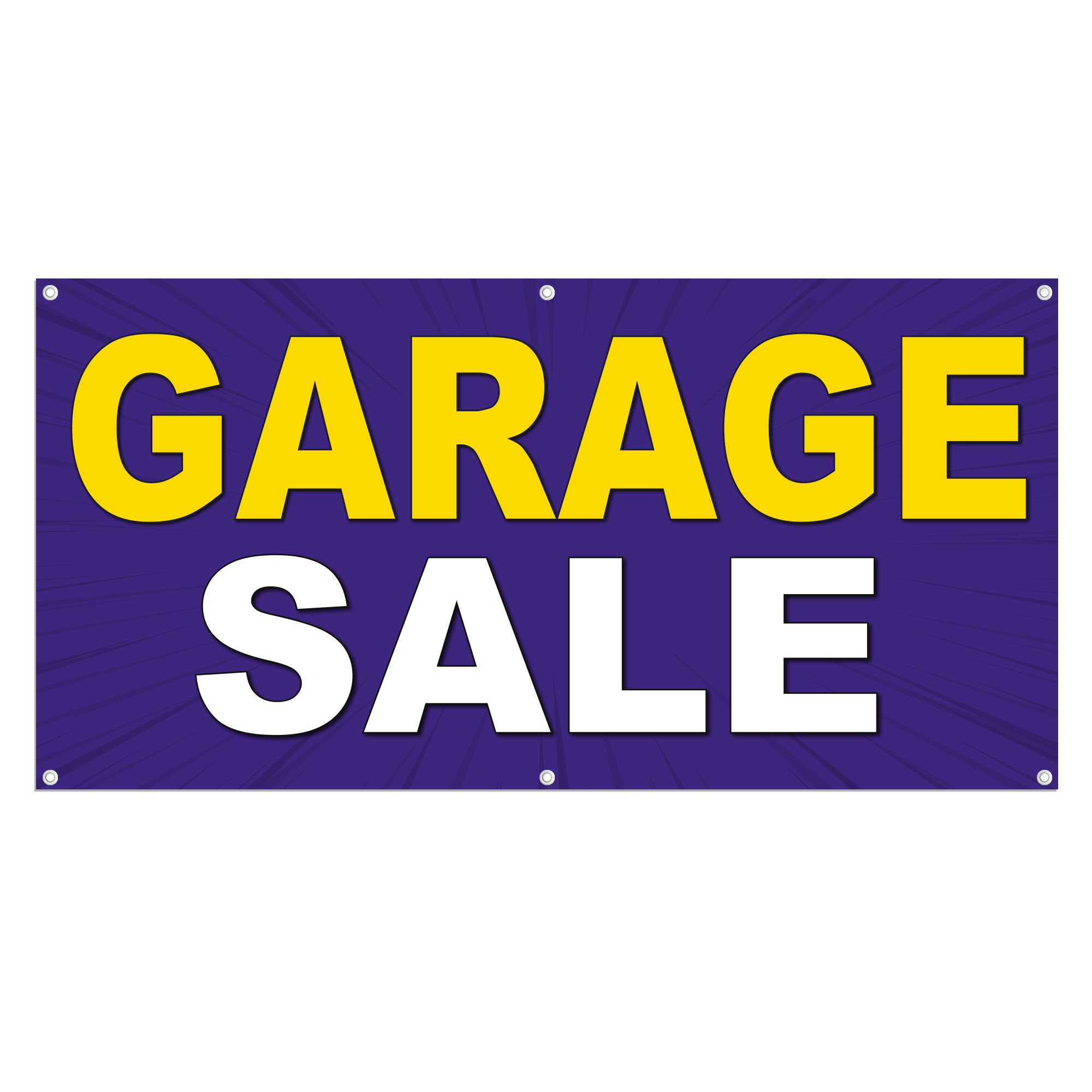 Garage Sale Banner 13 oz Heavy Duty Vinyl Garage Sale Sign Garage Offer ...