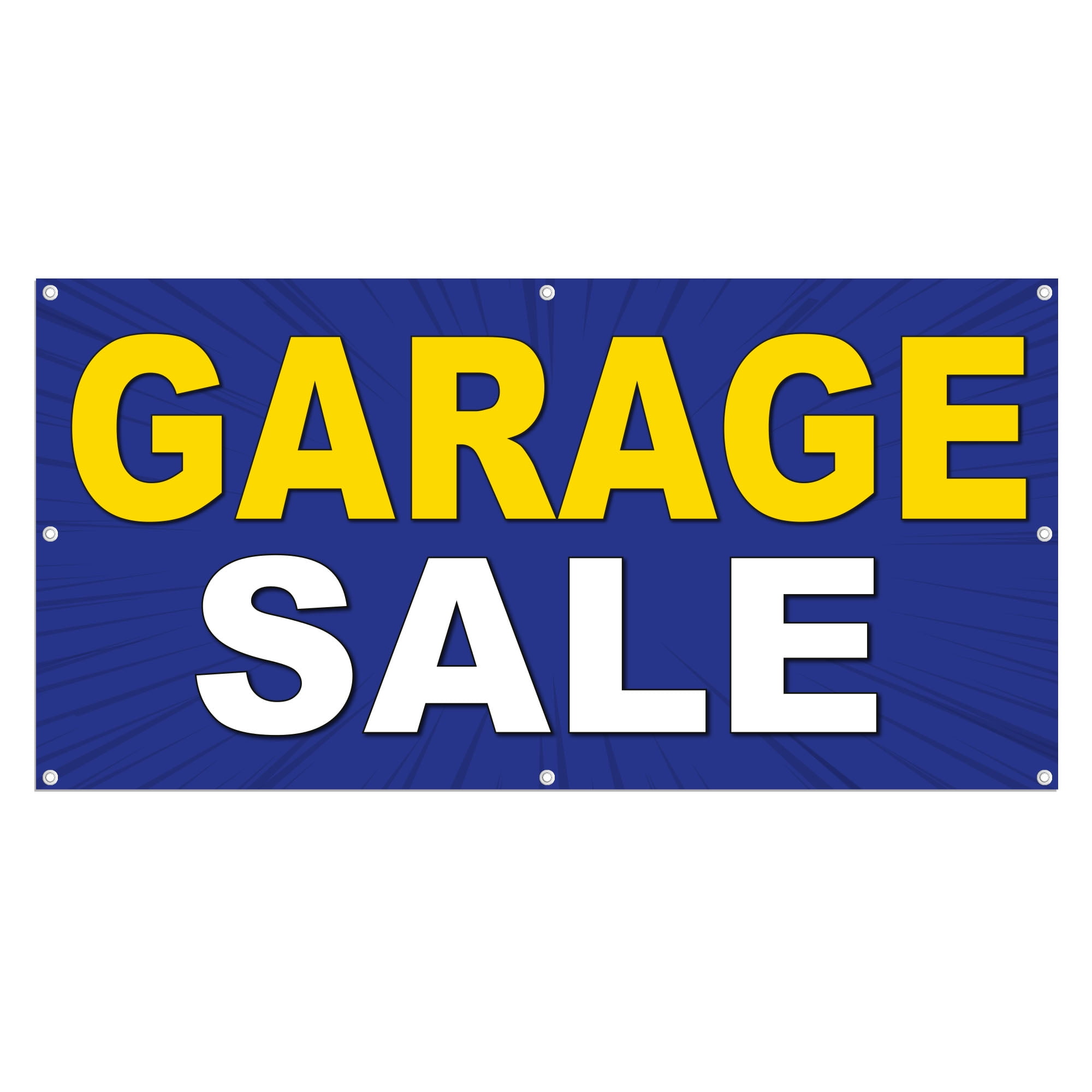 Garage Sale Banner 13 oz Heavy Duty Vinyl Garage Sale Sign Garage Offer ...
