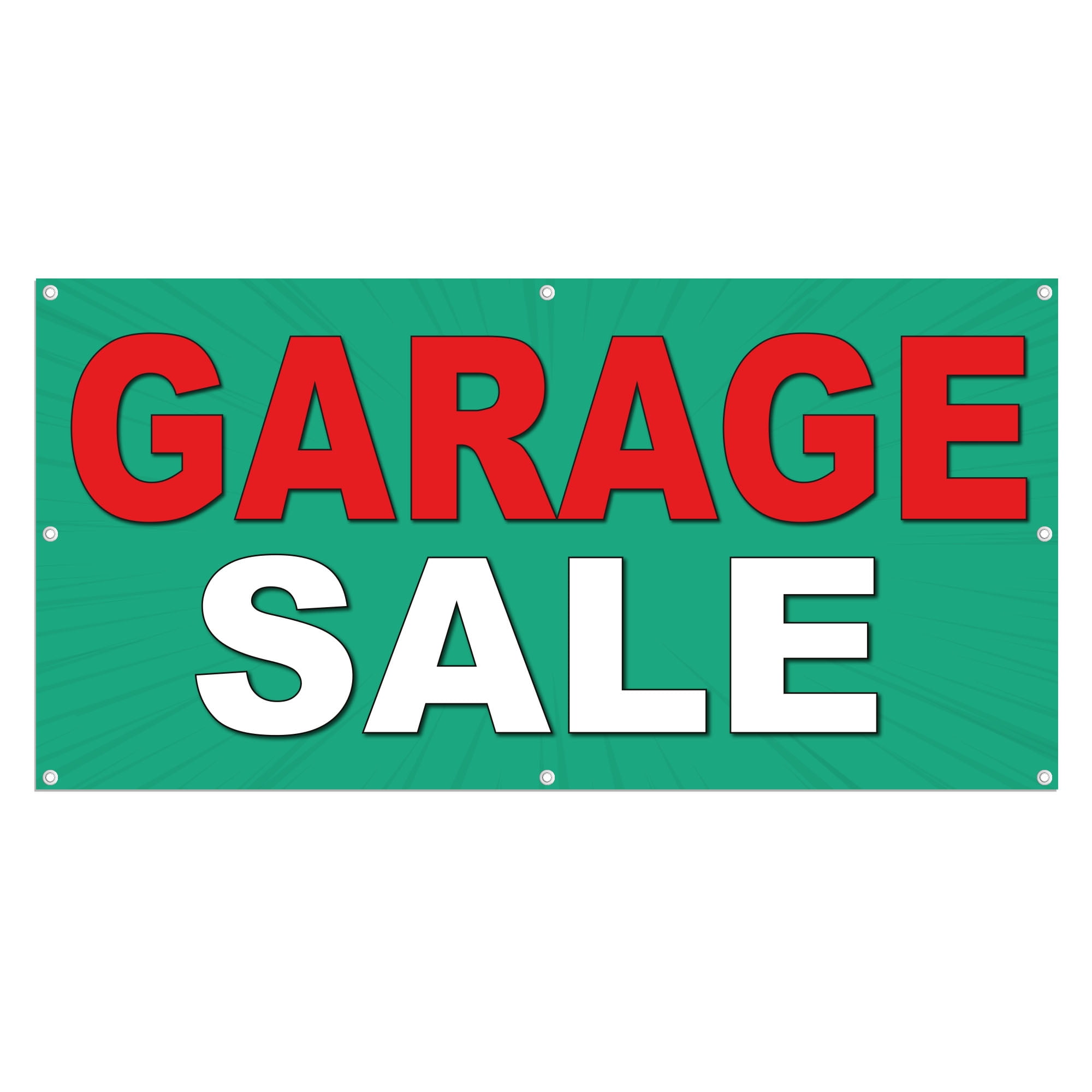 Garage Sale Banner 13 oz Heavy Duty Vinyl Garage Sale Sign Garage Offer ...