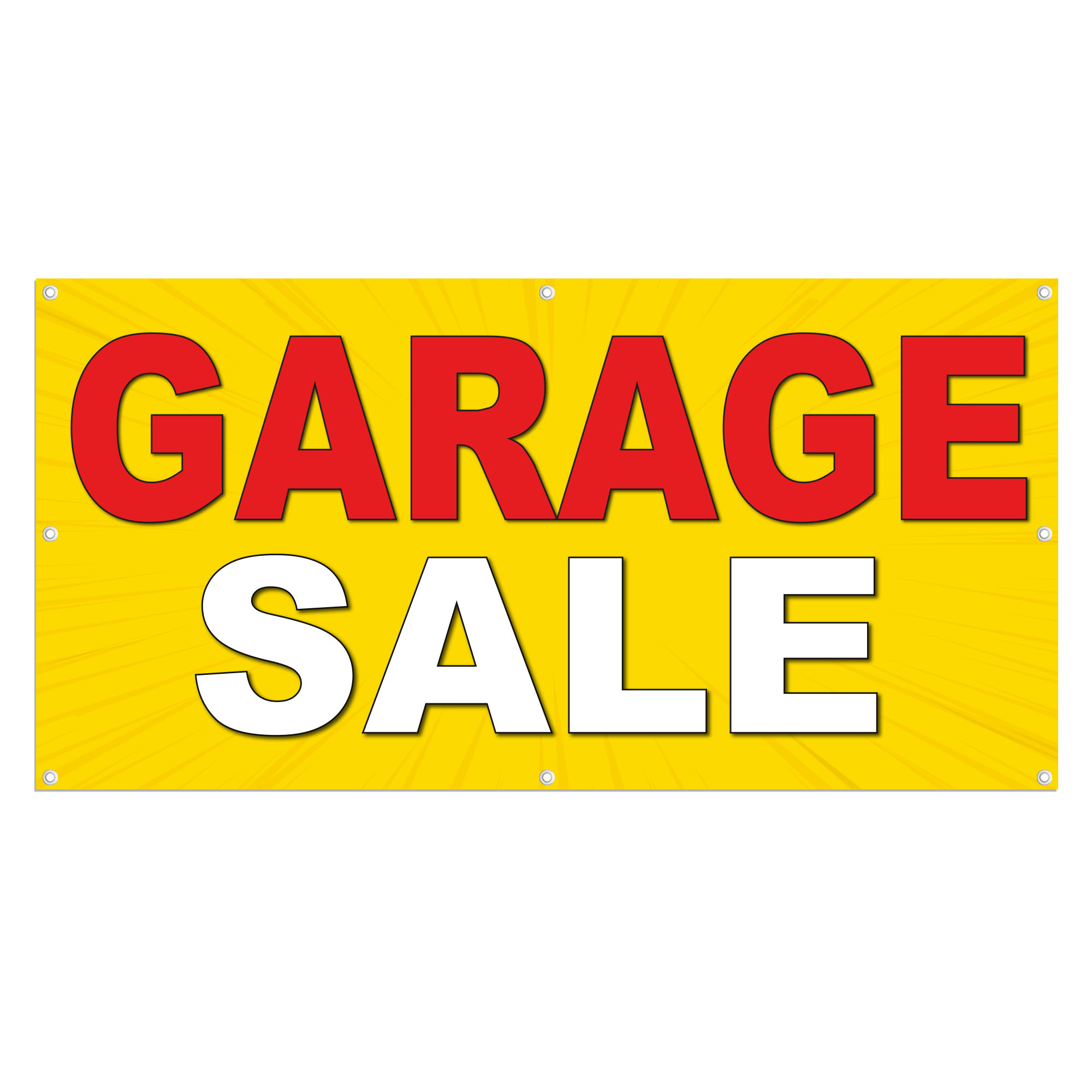 Garage Sale Banner 13 oz Heavy Duty Vinyl Garage Sale Sign Garage Offer ...