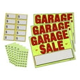 Garage Sale Kit with 3) 11" x 14" Signs, Pre-Priced Sticker and Large ...