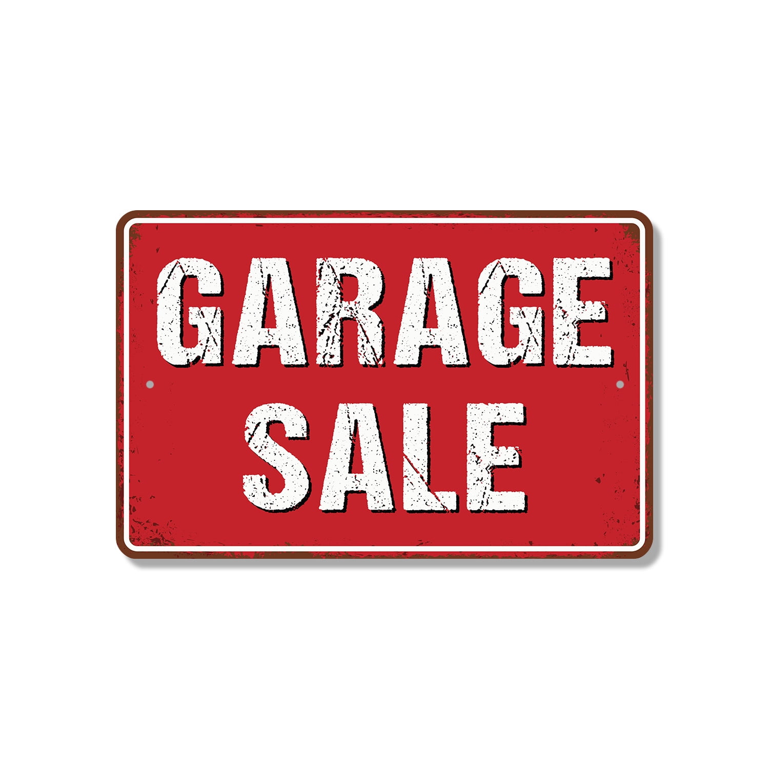 Garage Sale Street 8 Inch x 12 Inch Novelty Plastic Sign Deals Down The ...