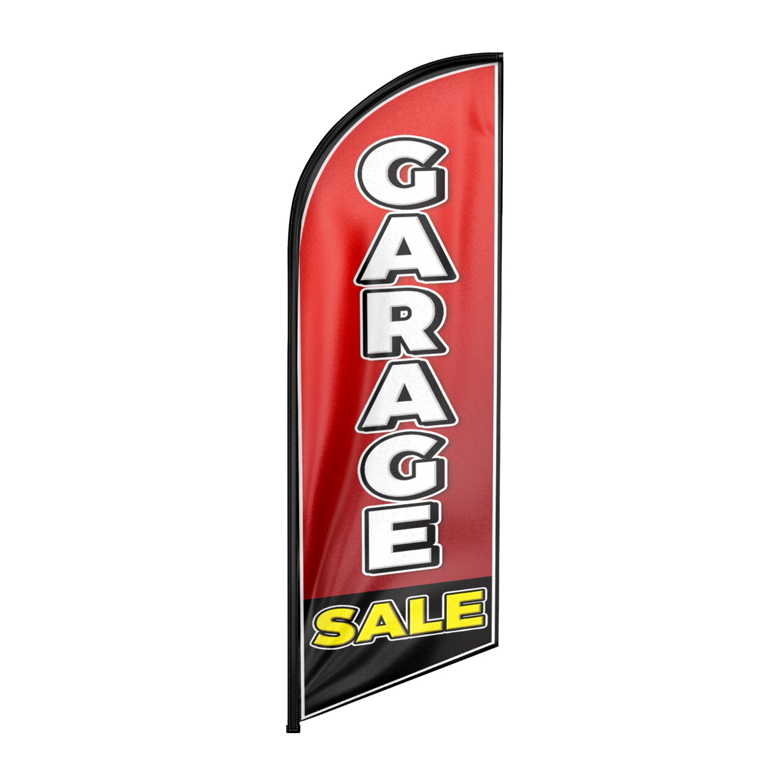 Garage Sale Swooper Flag, 8FT Garage Sale Advertising Feather Flag ...