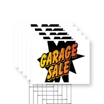 Community Wide Garage Sale This Saturday Yard Sign 5 Pack of 24 Inch x ...