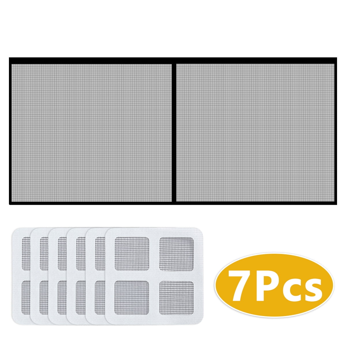 Garage Screen Door Mesh Garage Net Screen with 6 Screen Repair Patches ...