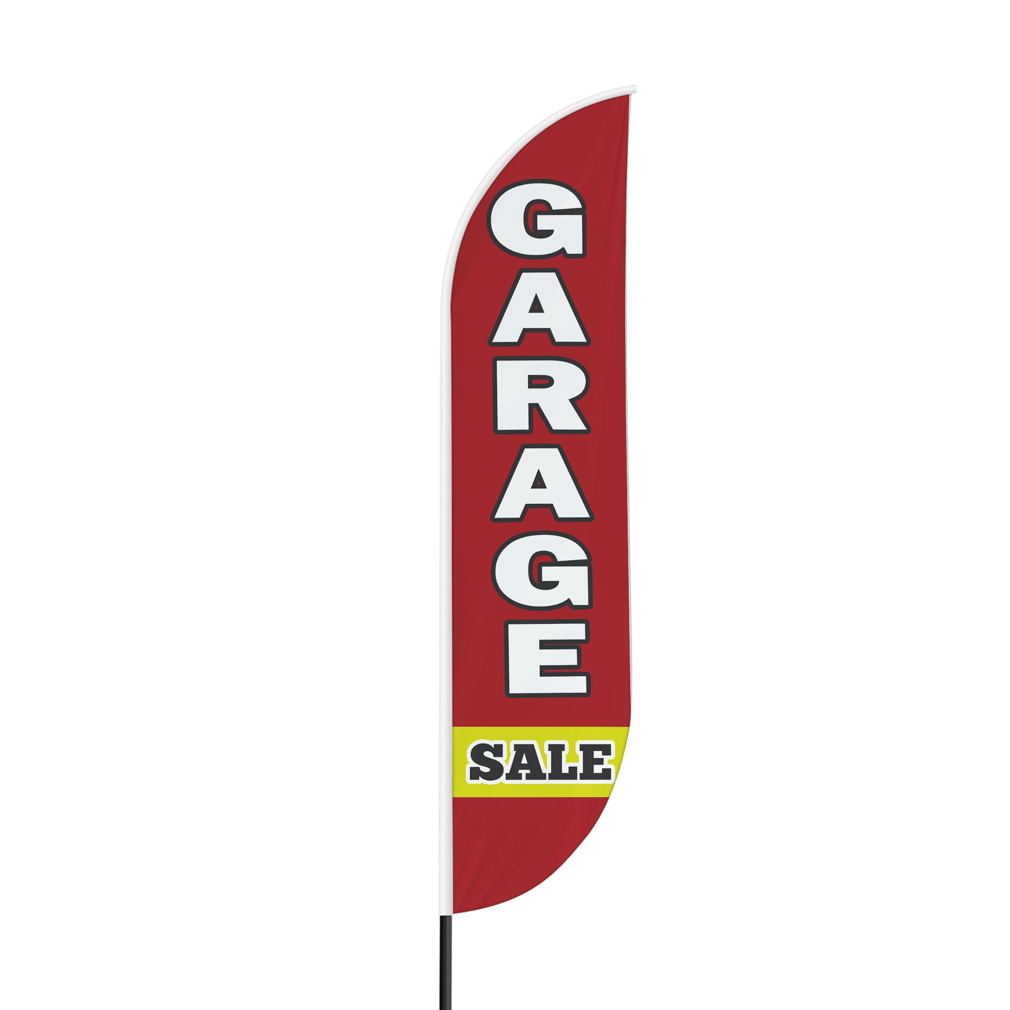 Garage Sele Sign feather flag for Outdoor by Mavis Print | 11.5 FEET ...