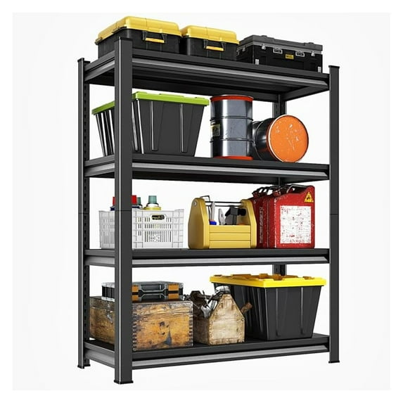 Garage Shelves Heavy Duty - 40''W 2,000Lbs Steel Metal Utility Storage ...