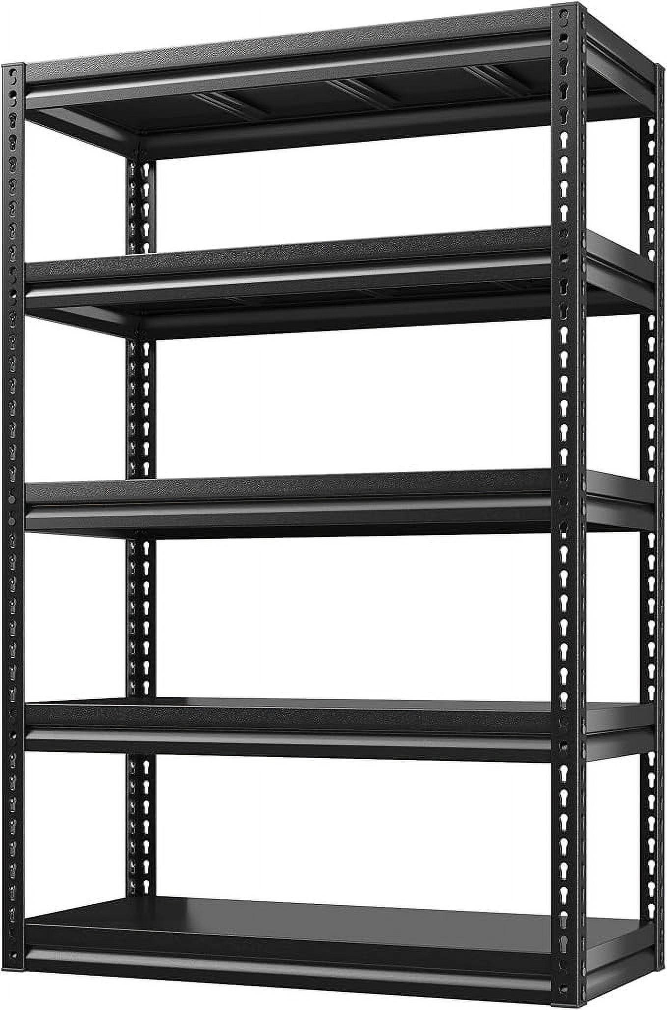 Garage Shelving 2000 LBS Adjustable 5 -Tier Garage Storage Shelves ...