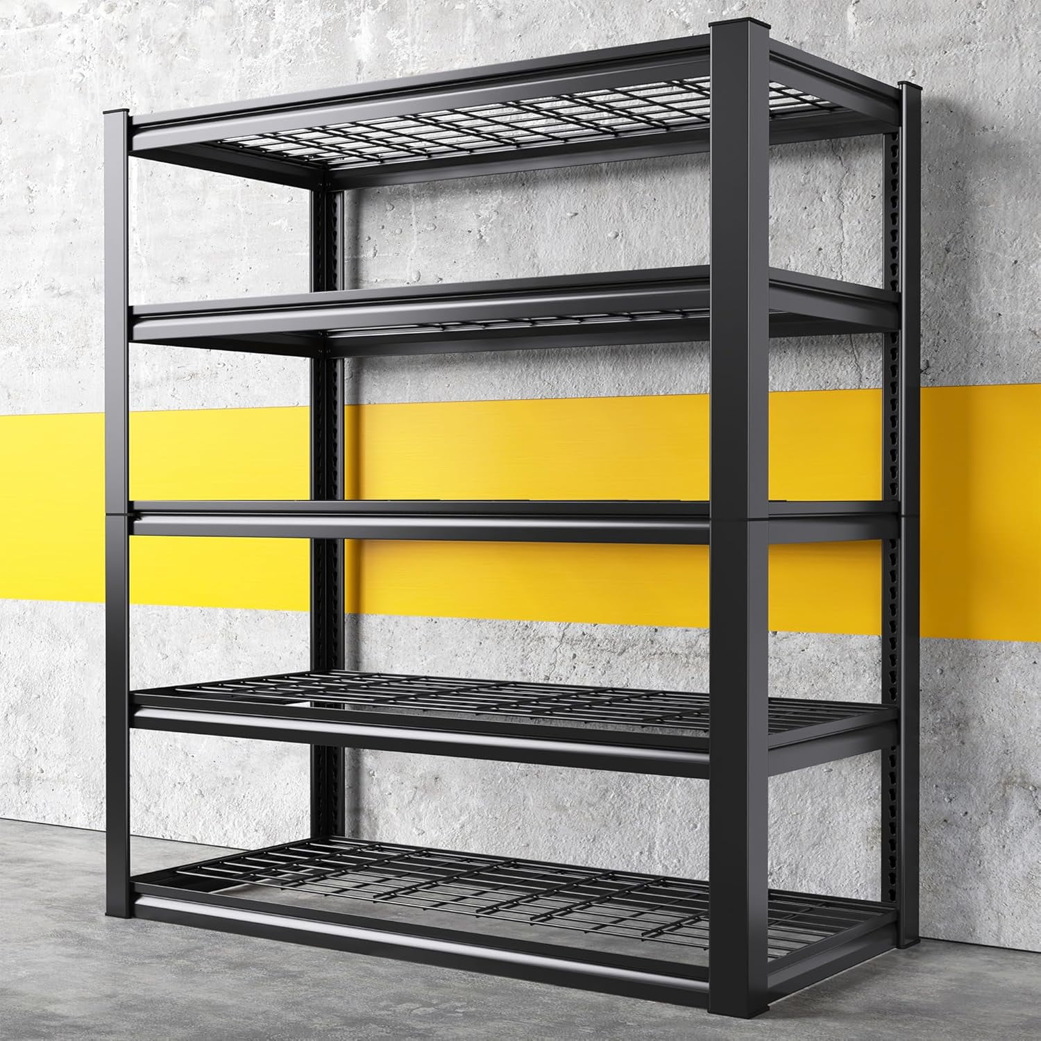 Garage Shelving 3000LBS, Heavy Duty Storage Shelves, Adjustable ...