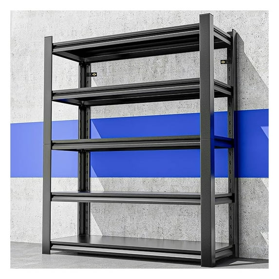 Garage Shelving - 5-Tier Heavy Duty Metal Storage Shelf, 40x16x78 Inch ...