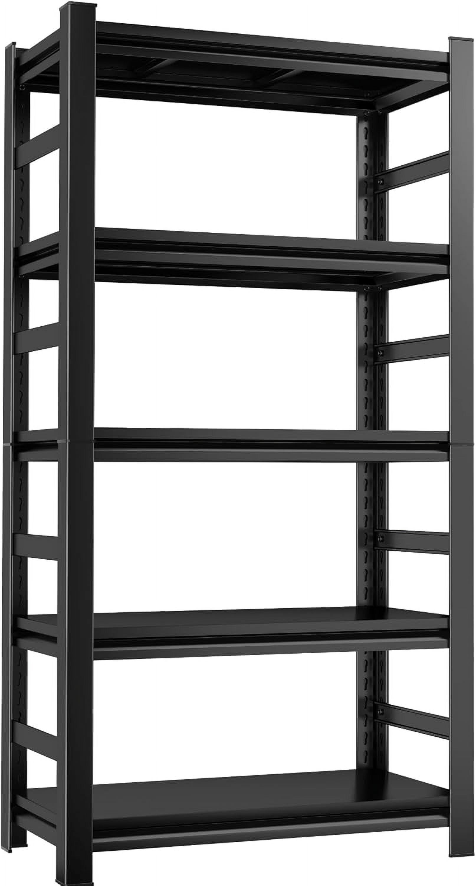 Garage Shelving,Adjustable 5 Tier Metal Shelving Unit,1500LBS Heavy ...