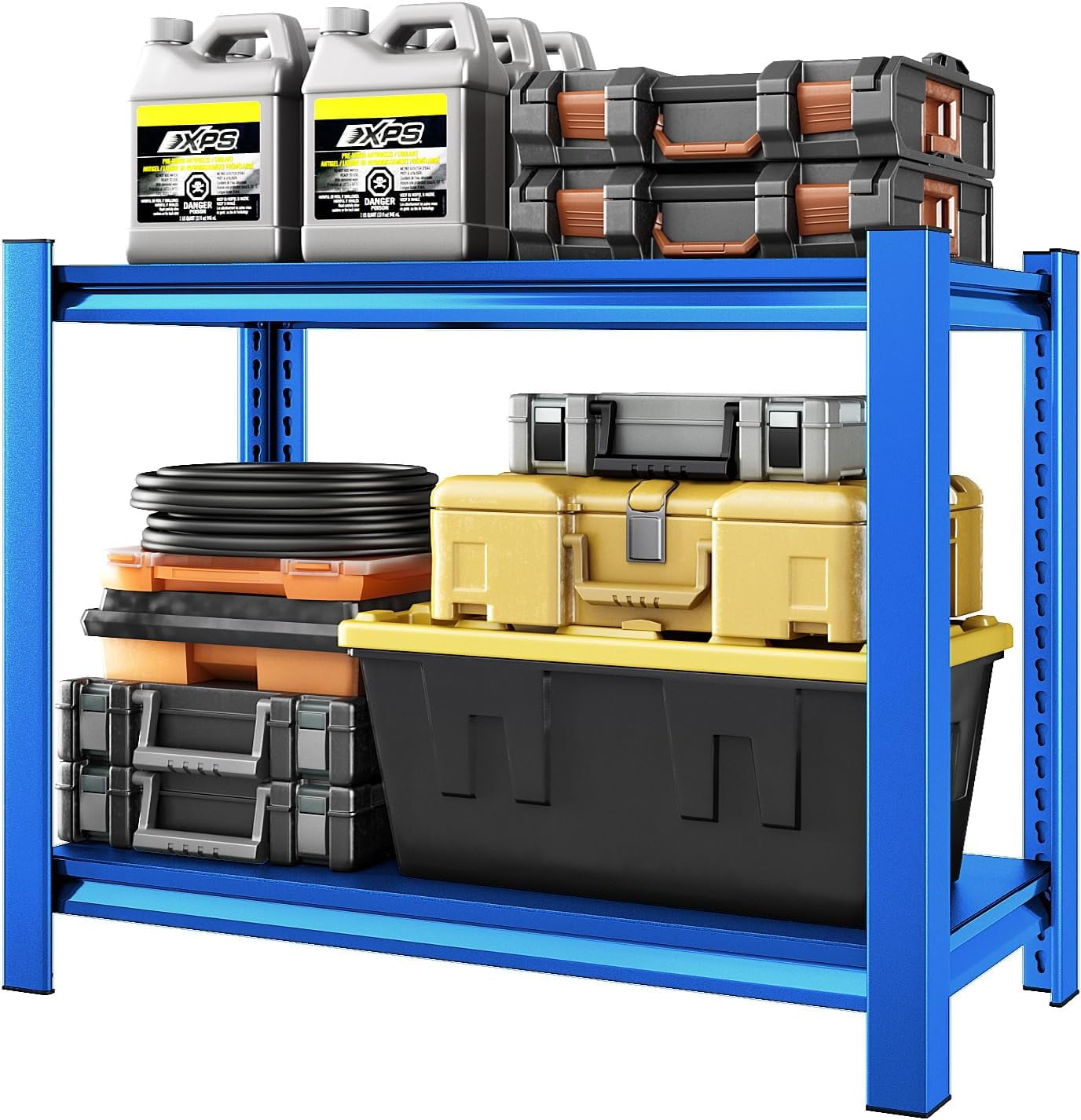 Garage Shelving Heavy Duty，1000LBS Loads Adjustable Garage Storage ...