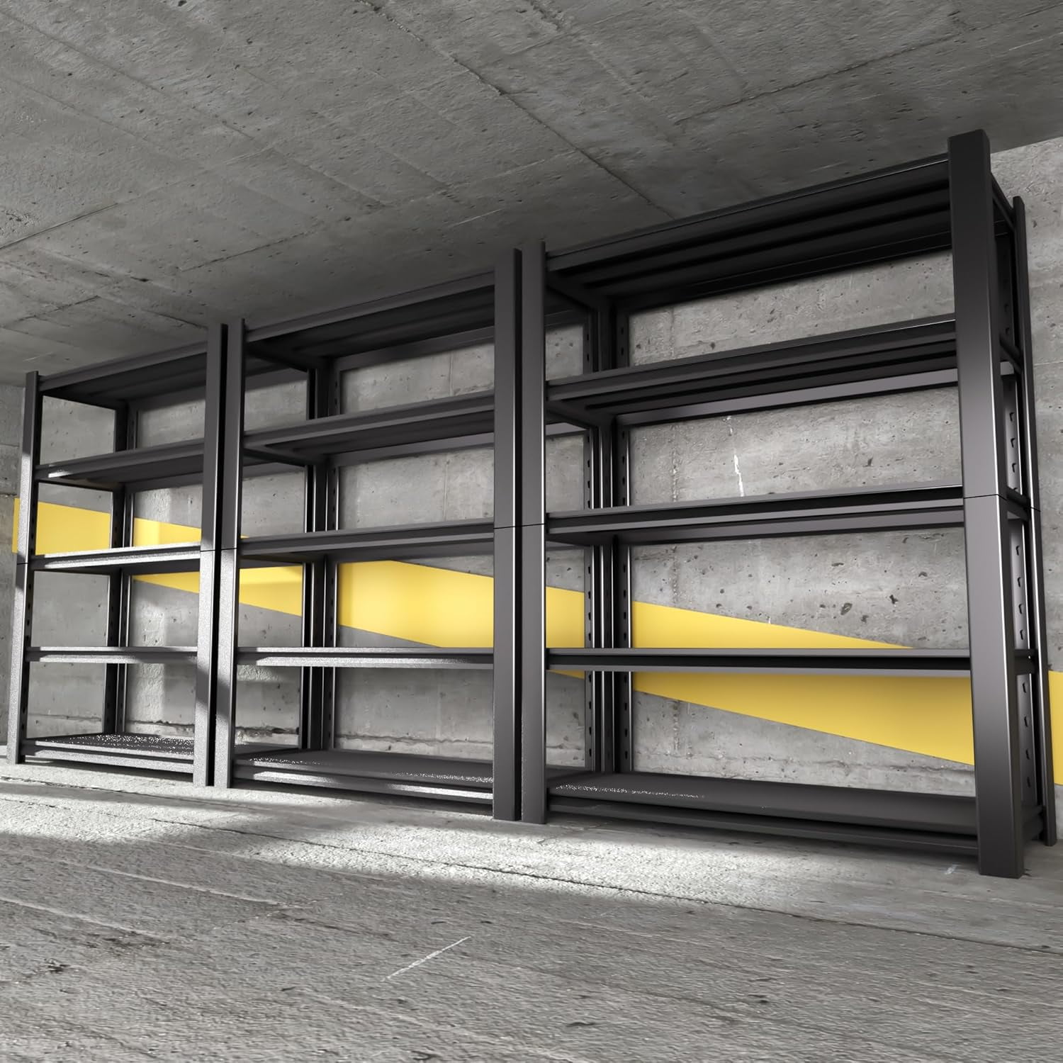 Garage Shelving Heavy Duty,5 Tier Adjustable Metal Shelving Storage ...