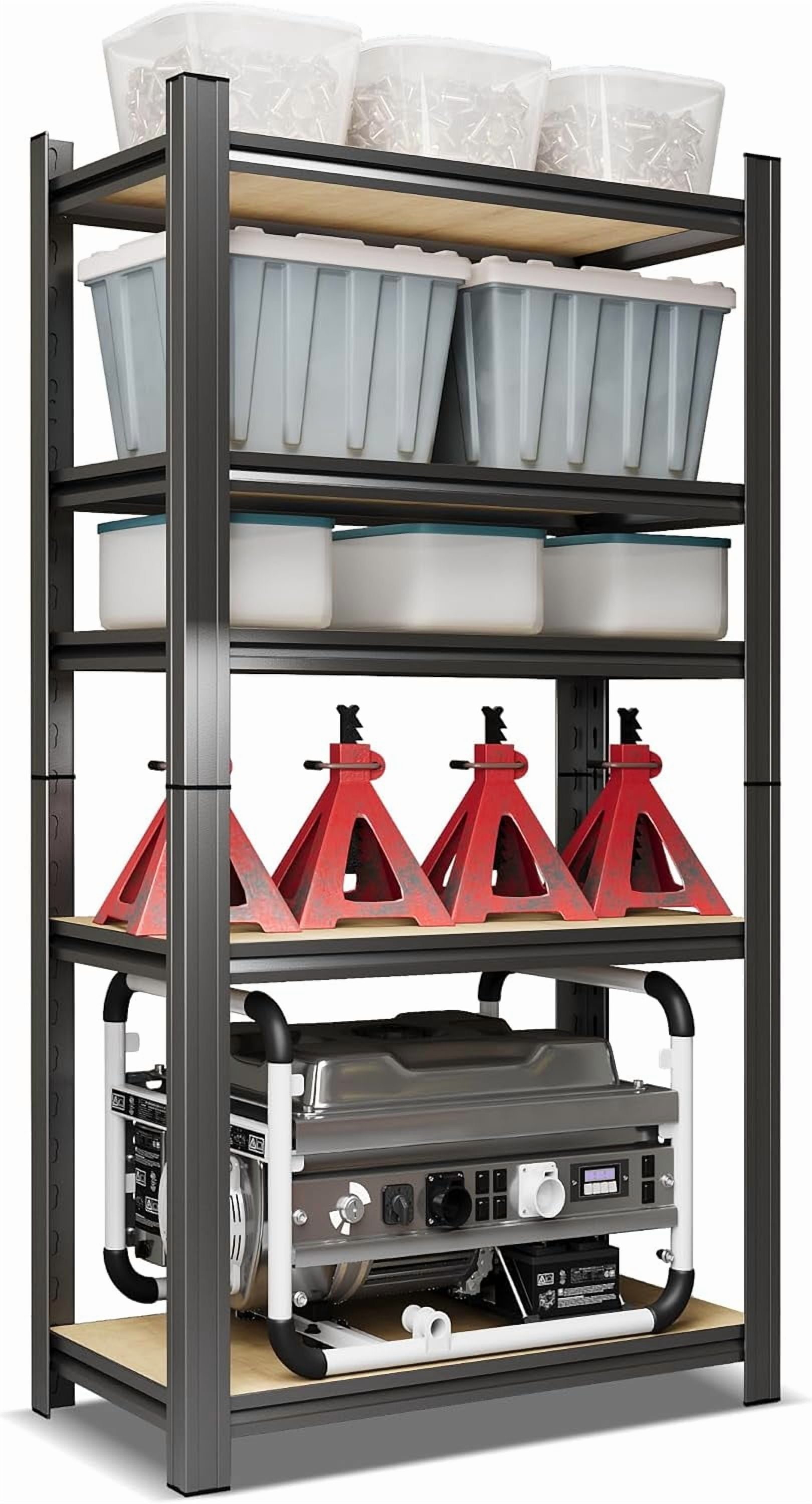 Garage Shelving Heavy Duty Adjustable Storage Shelves Unit,Metal ...
