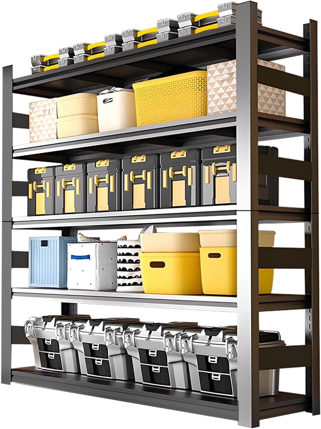 Garage Shelving, Heavy Duty Shelving Unit, 3000 LBS Capacity, Easy ...