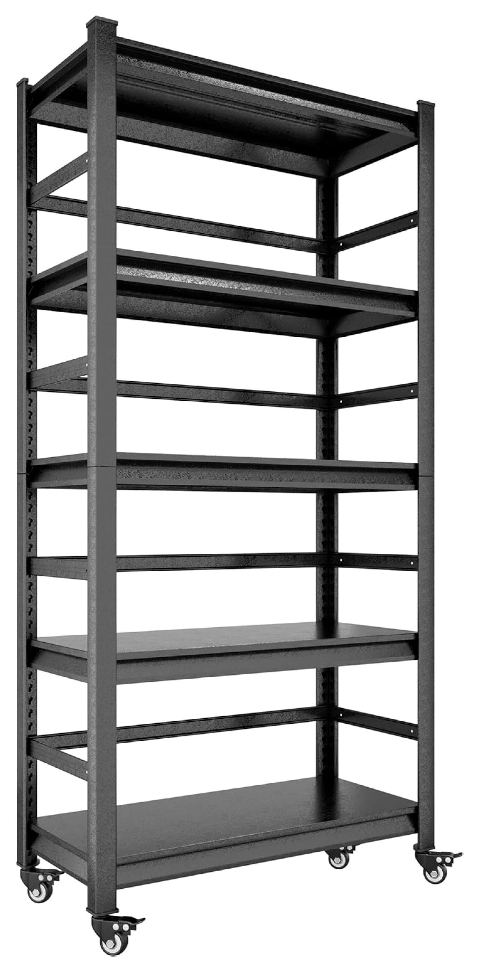 Garage Shelving Heavy Duty Storage Shelves, 5 Tier Adjustable Metal ...