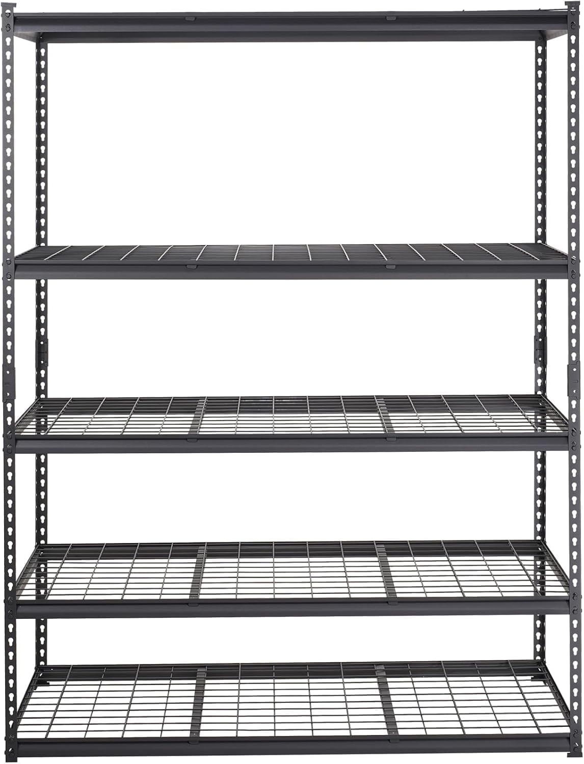 Garage Shelving Storage Shelves,5 Tier Shelf Organizer,Heavy Duty ...
