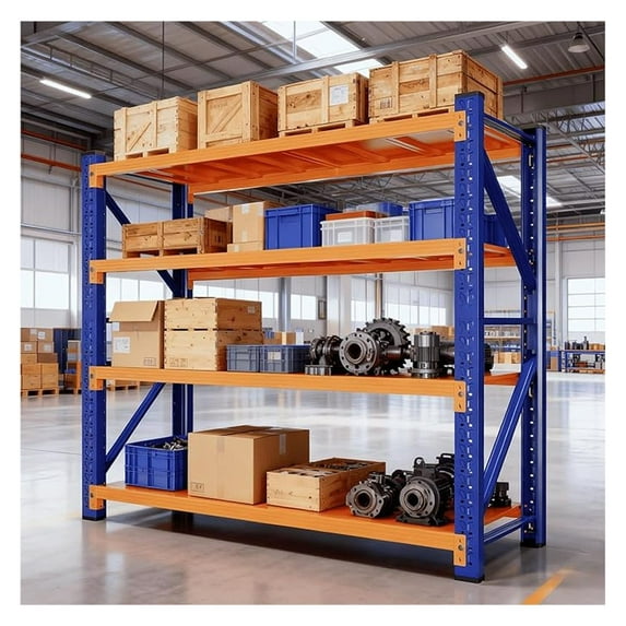 Garage Shelving Unit 4-Tier, 79" Heavy Duty Steel Shelves, 3500lbs ...