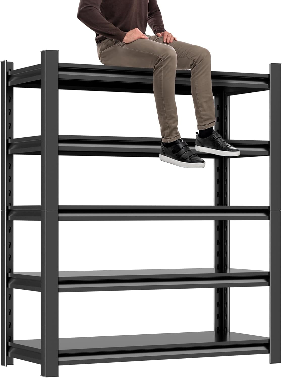Garage Shelving Unit Rustproof 72"H3000bls Heavy Duty Storage Shelves ...