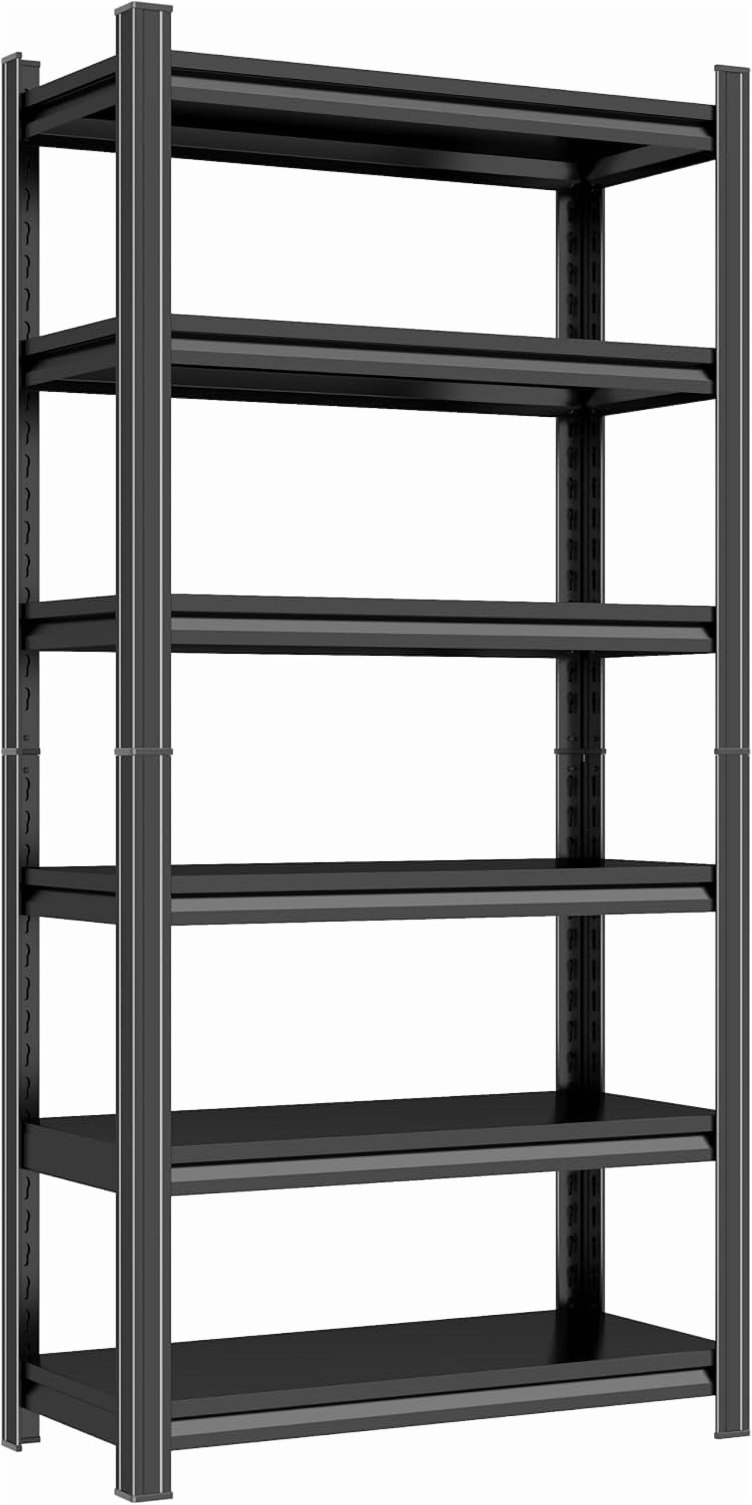 Garage Shelving Unit and Storage-Easy Assembly Metal Shelves 5-Tier ...
