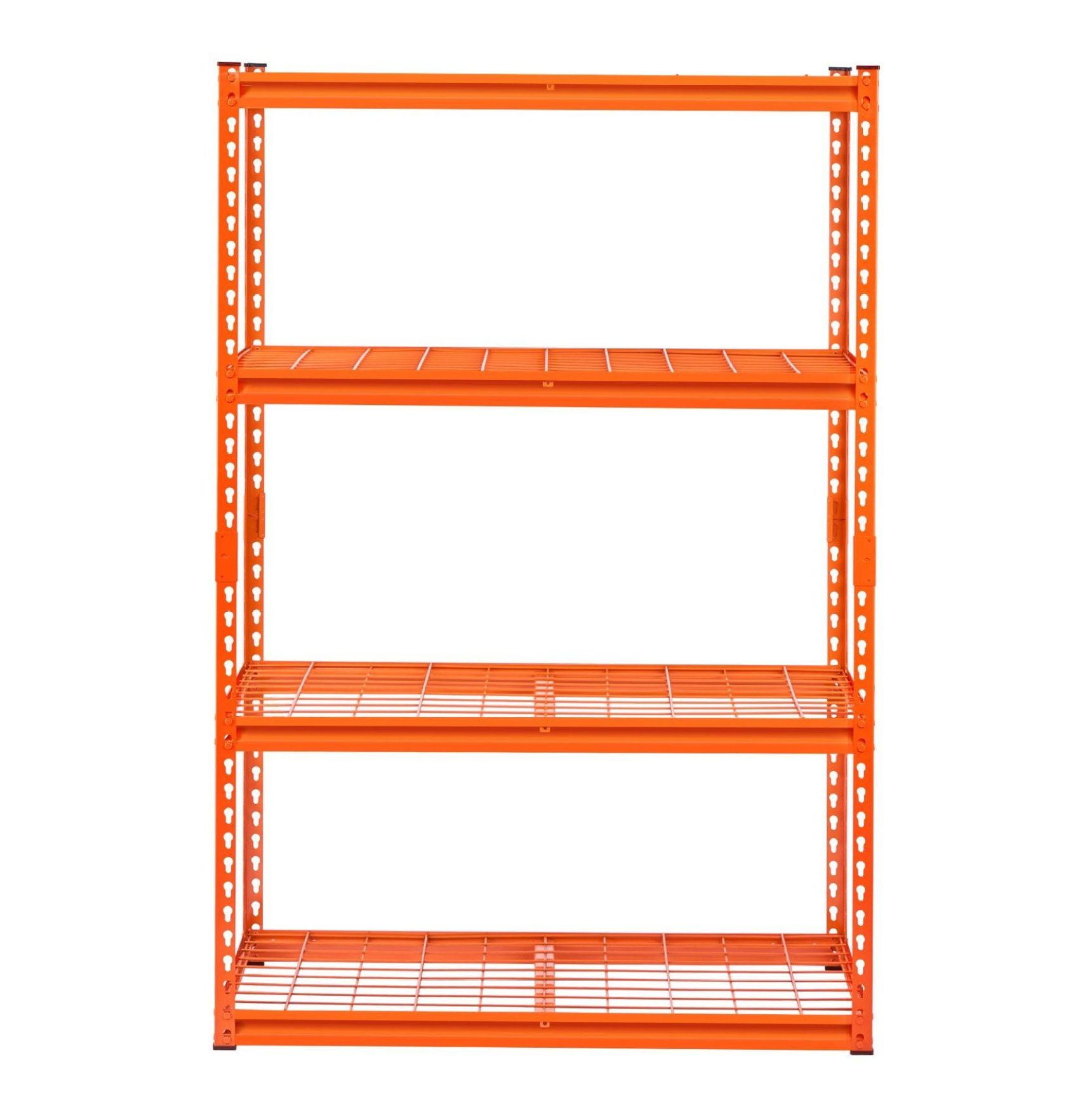 Garage Shelving Units 4 Tier - Heavy Duty Steel Shelves 2400 lbs ...