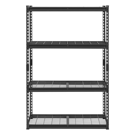 Garage Shelving Units 4 Tier - Heavy Duty Steel Storage Shelves 2400 ...