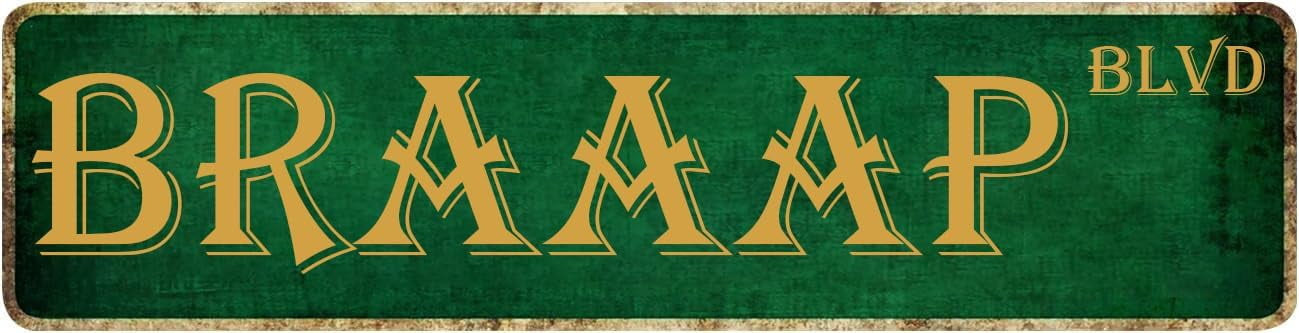 Garage Signs Dirt Bike Accessories Motorcycle Gifts Poster Braaap Blvd ...