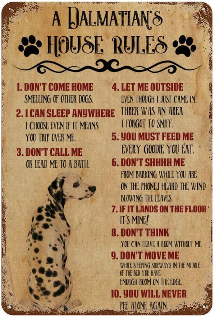 Garage Signs Dog's House Rules Signs When Visiting My House Please ...