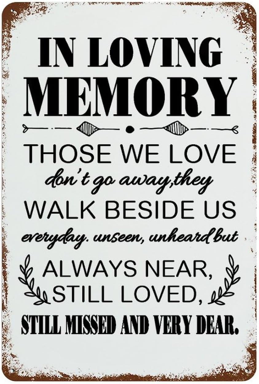 Garage Signs In Love Memory Signs Gifts for Dads Metal Signs Outdoor ...