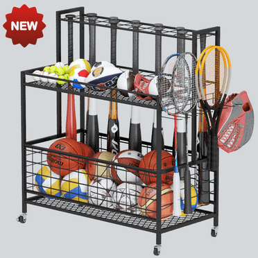 BSN SPORTS™ Wide-Body Ball Cart (3 Rows, Holds 12 Balls) - Walmart.com