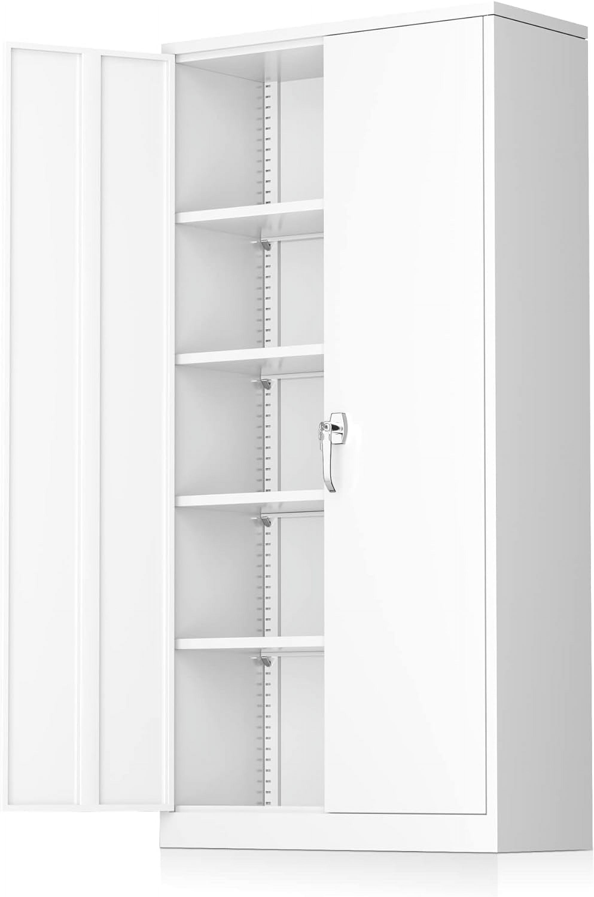 Garage Storage Cabinet with Lock, 72