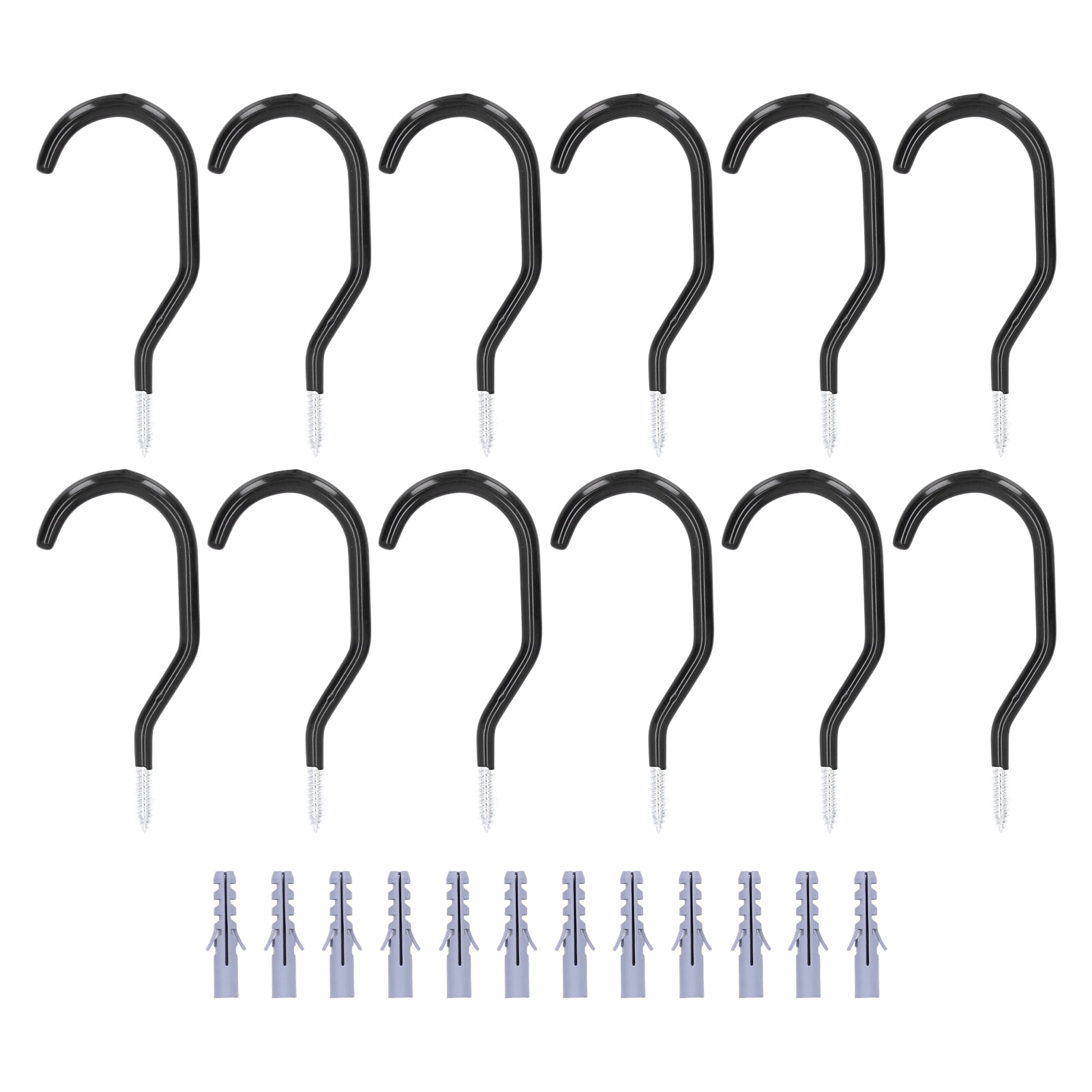 Garage Storage Hooks for Bikes with Coating, Heavy Duty Iron Garage ...