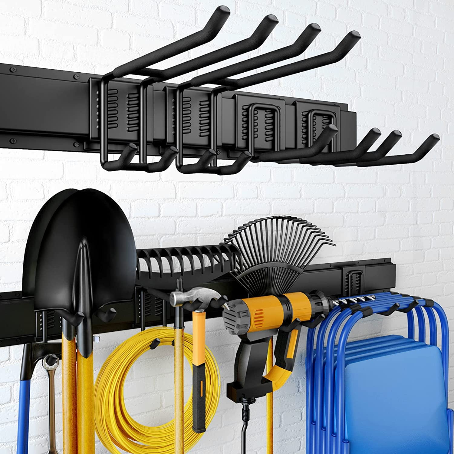 Garage Storage, Garage Organization, Wall Mount Garden Tool Organizer ...