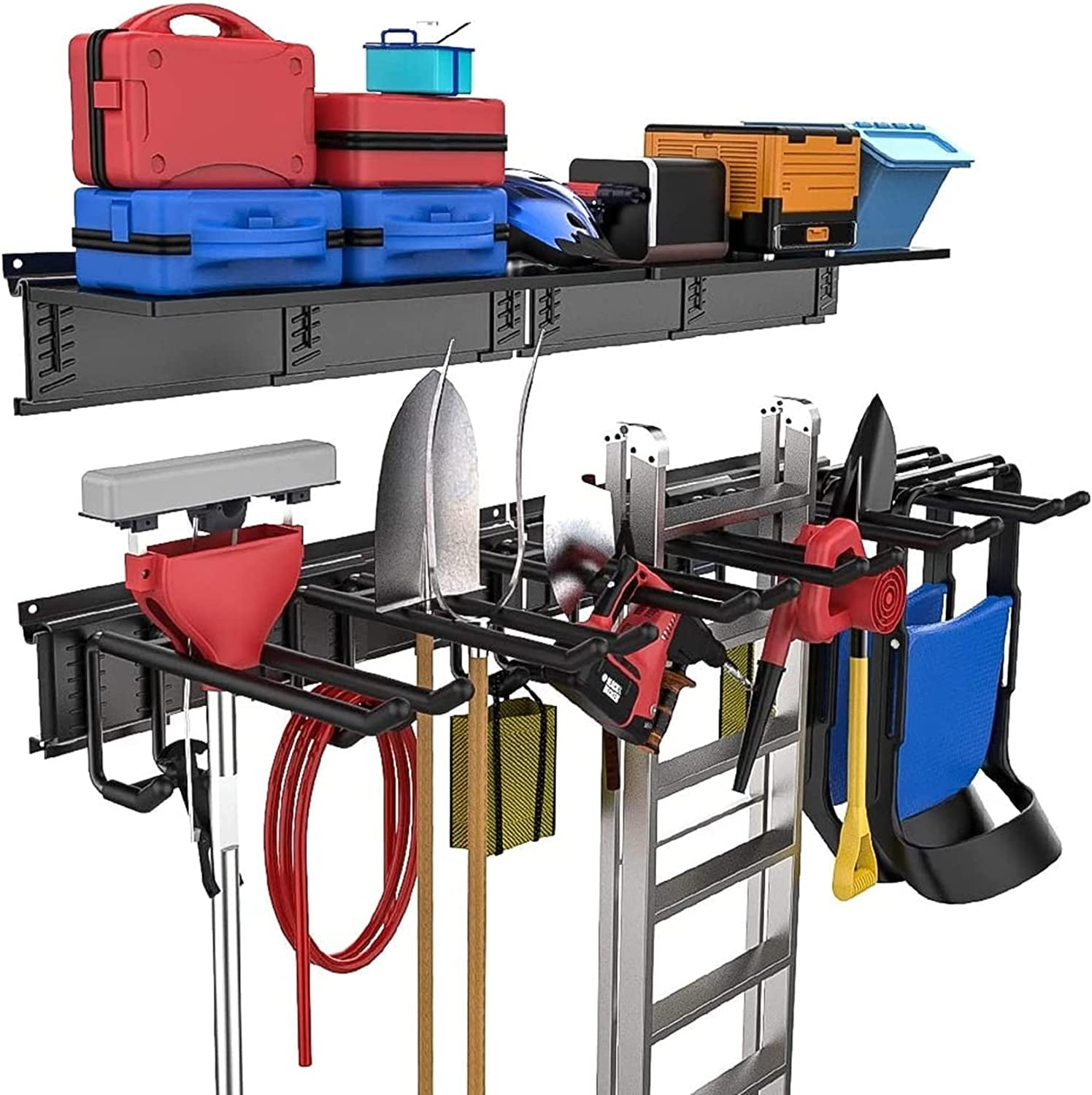 Garage Storage Organizer Systems, Wall Mount Overhead shelving, 48 inch ...
