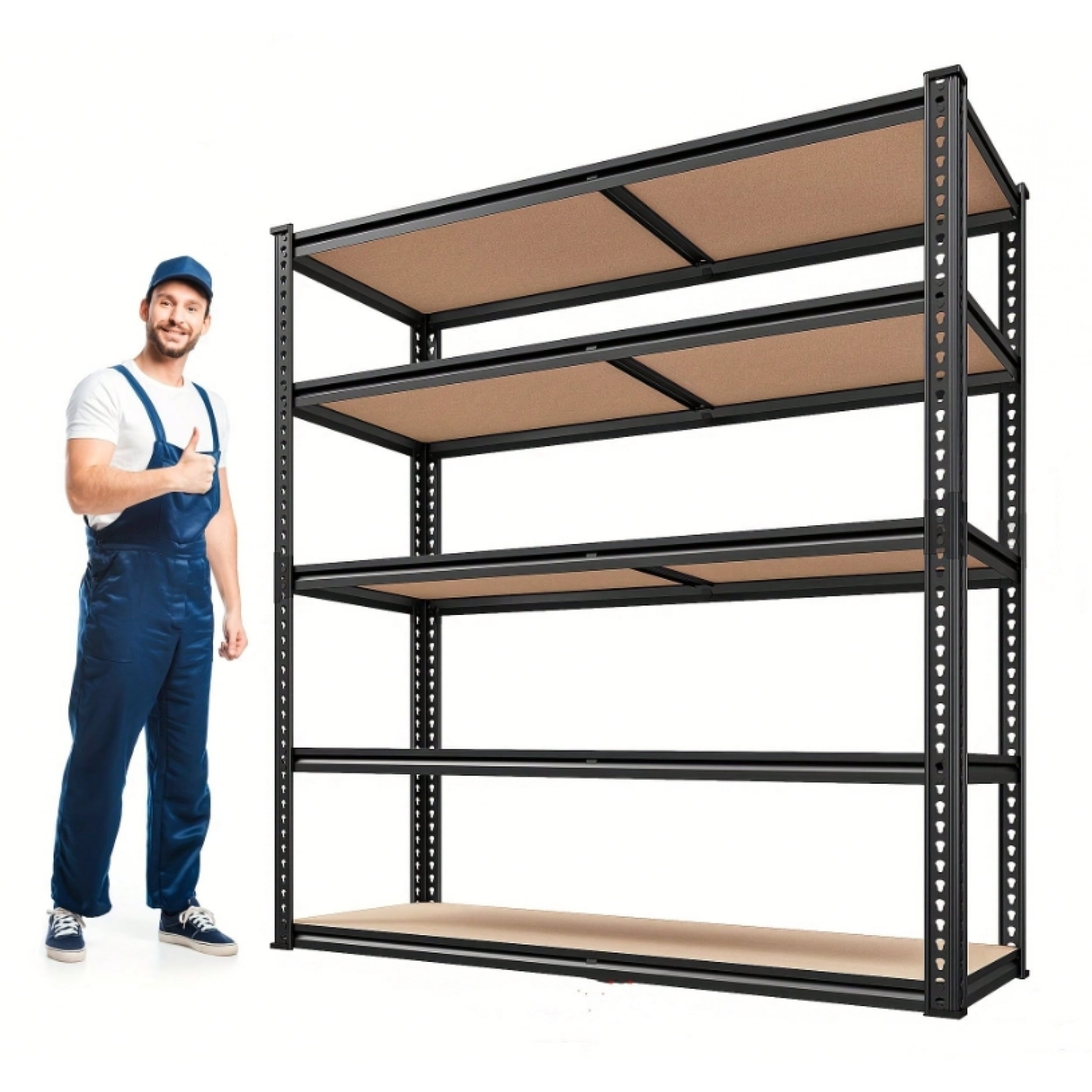 Garage Storage Rack Heavy-Duty Storage Rack Garage Storage Rack 5-Layer ...