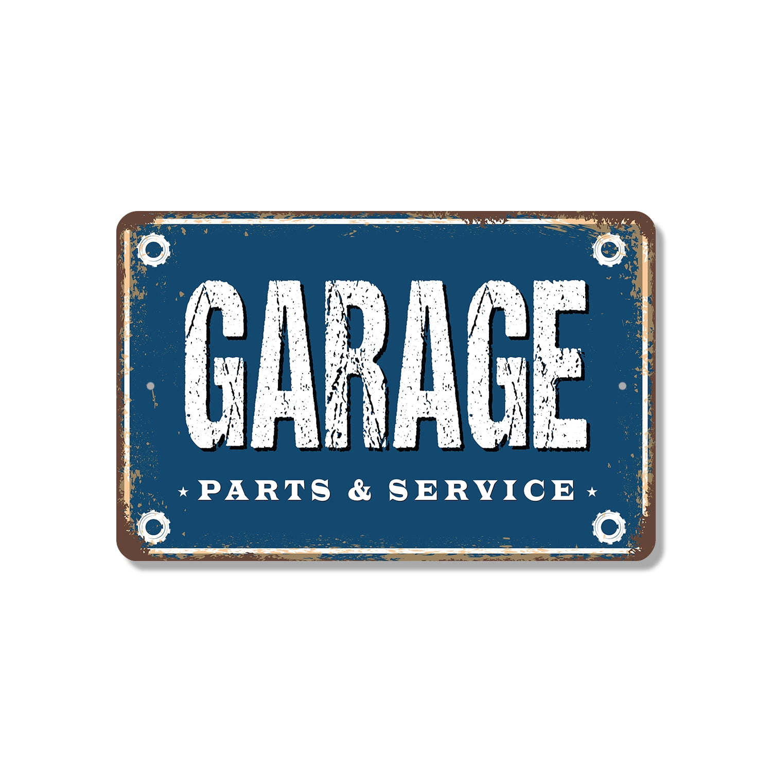 Garage Street 8 Inch x 12 Inch Novelty Plastic Sign Tools Toys Projects ...