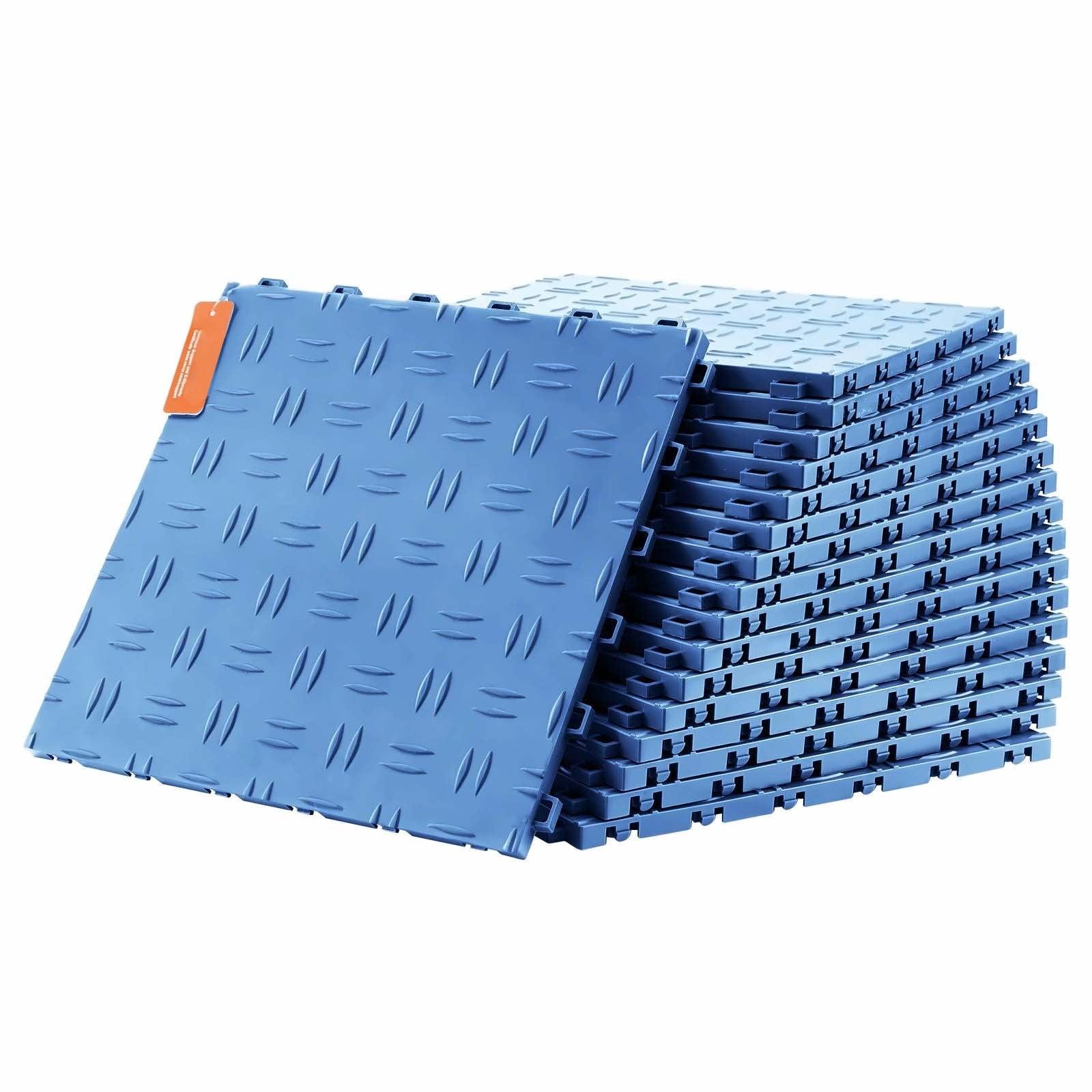 Garage Tiles Interlocking, 12x12x0.53in 50-Pack Floor Covering, Non ...
