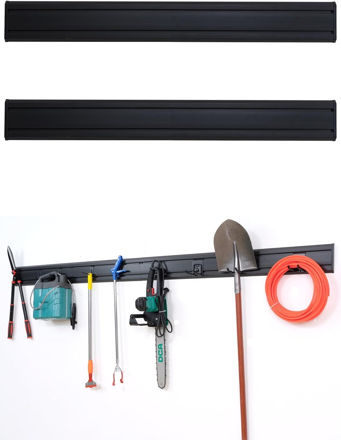 Garage Tool Organizer Slat Wall Paneling, Wall Mount 48"L X6"H, 2 Pack ...