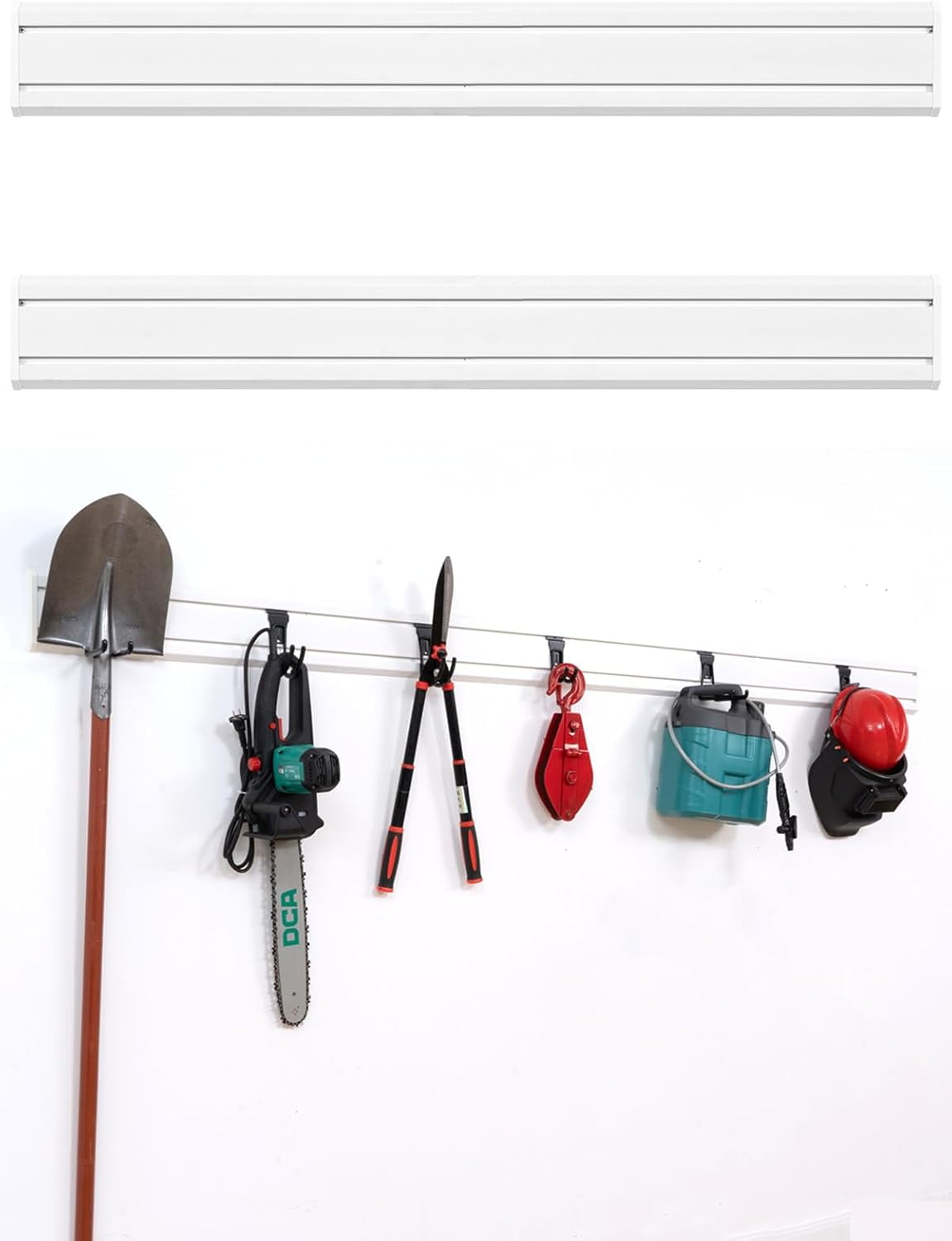Garage Tool Organizer Slat Wall Paneling, Wall Mount 48"L X6"H, 2 Pack ...