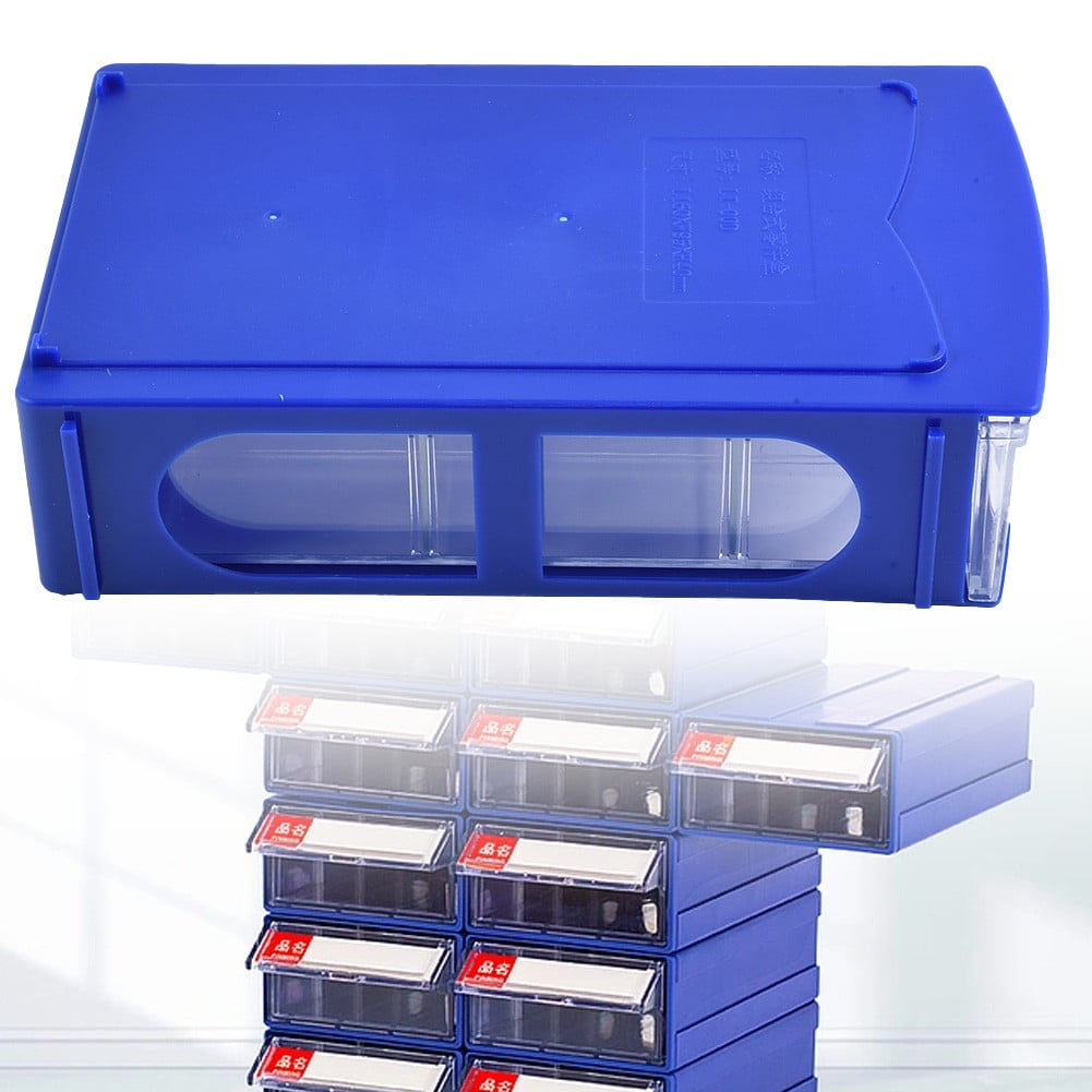 Garage Tool Organizer Stackable Plastic Hardware Parts Storage Boxes ...