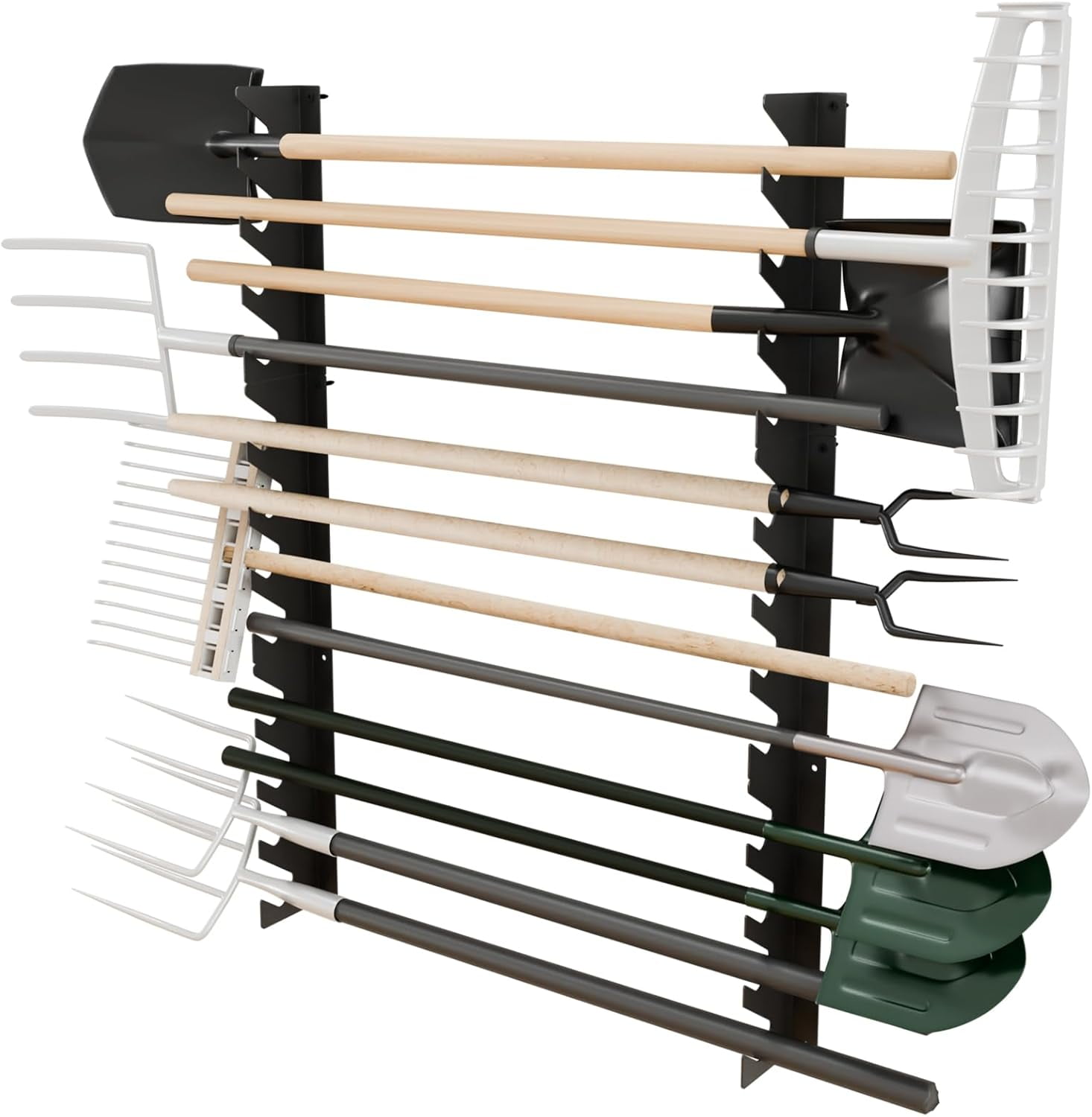 Garage Tool Organizer Wall Mount, Shed Yard Tool Organizer for Garage ...