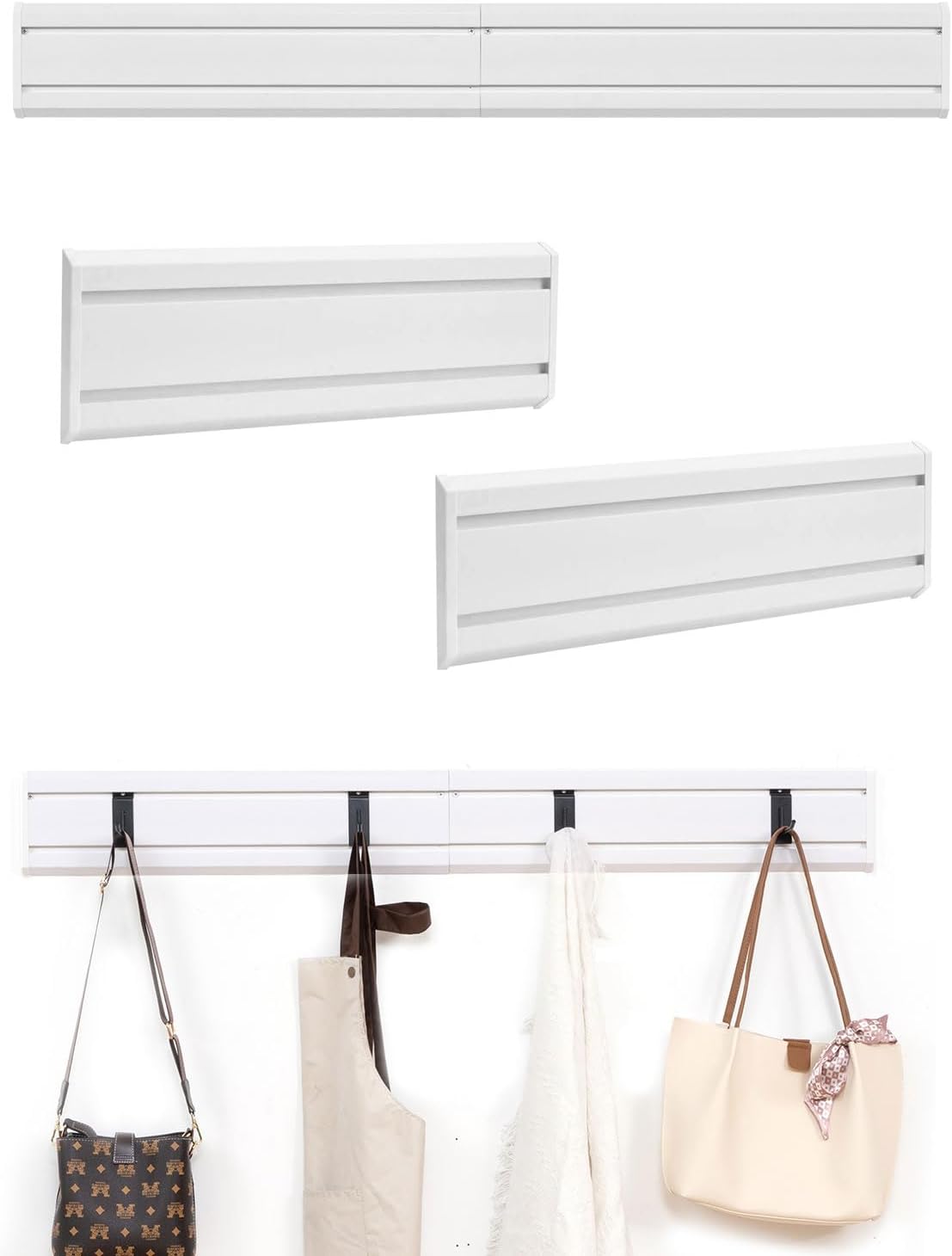 Garage Tool Organizer Wall Mount Slat Wall Paneling for Yard Tools ...