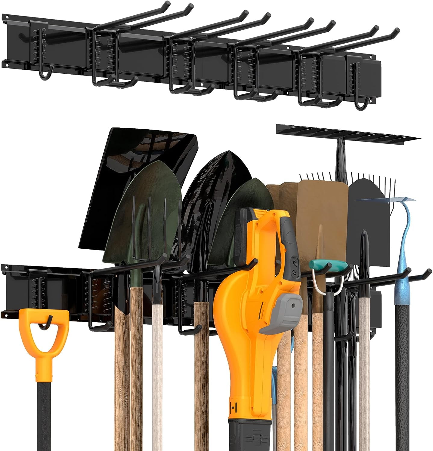 Garage Tool Storage Rack, Heavy Duty Garage Storage Organizer Rack ...
