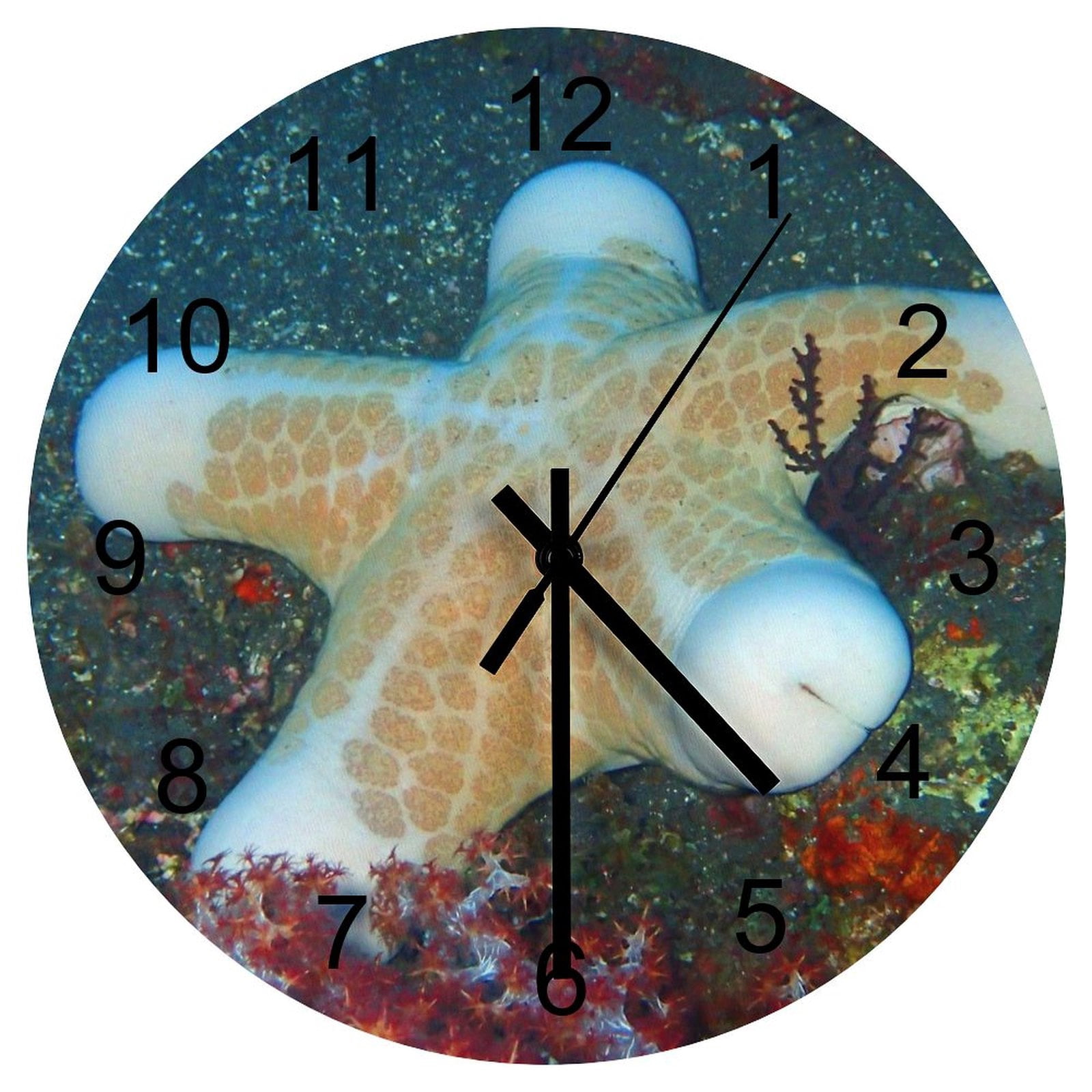 Garage Wall Clock Glorious underwater world Clocks 12 inch Silent ...