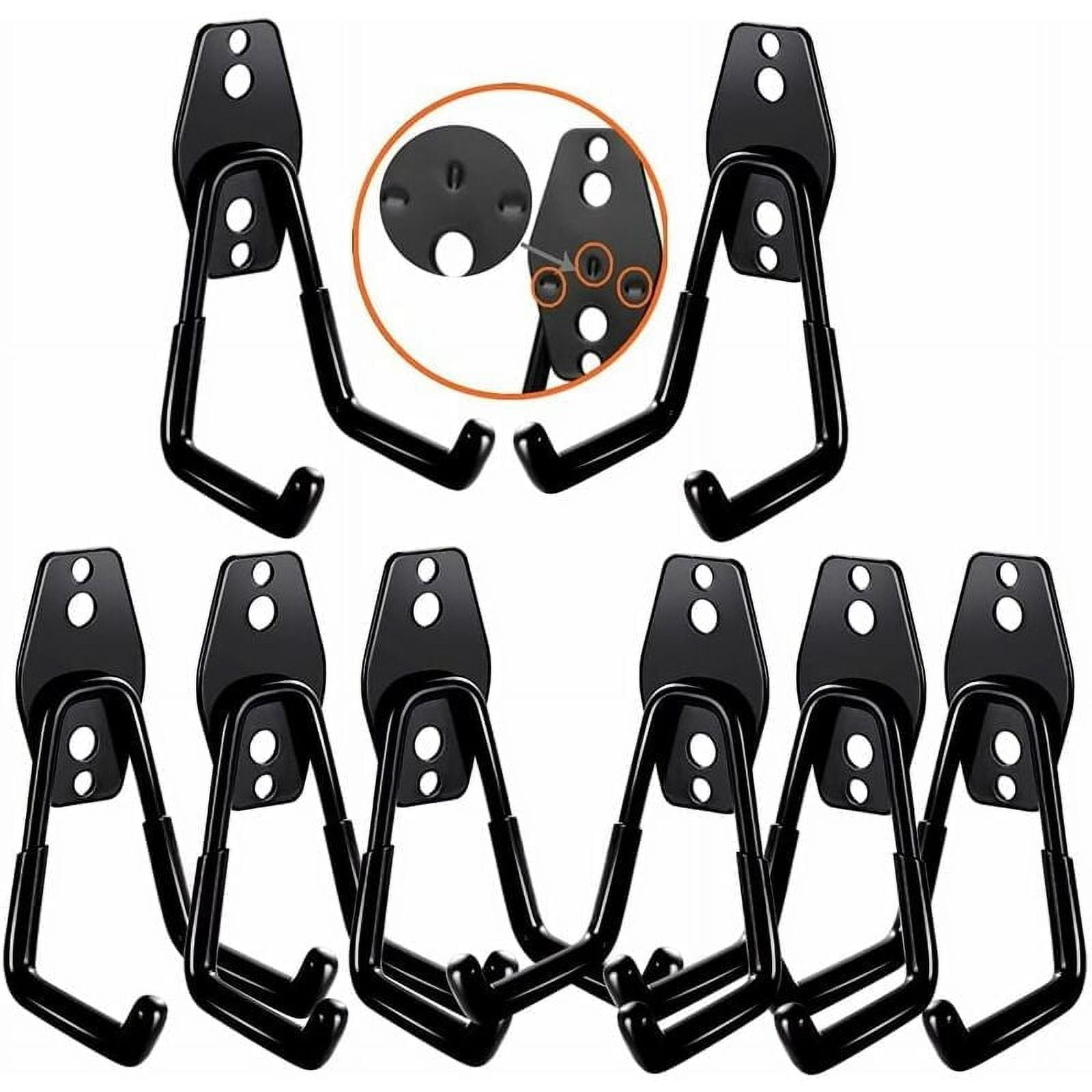 Garage Wall Hooks, Garage Storage, Steel Wall Hooks for Ladders, Bikes ...