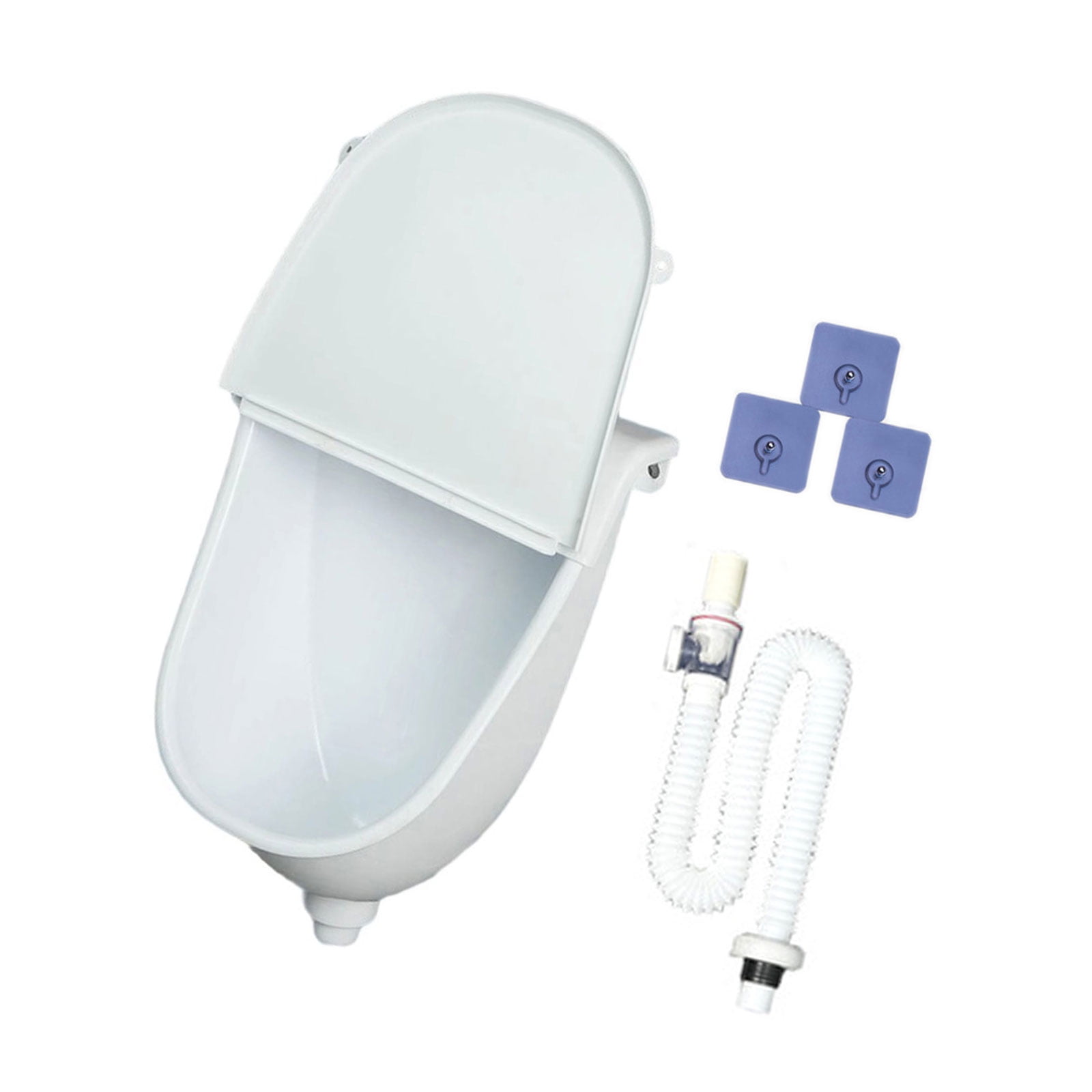 Garage Wall Mounted Washout Urinal with Cover Space Saving Flushing ...