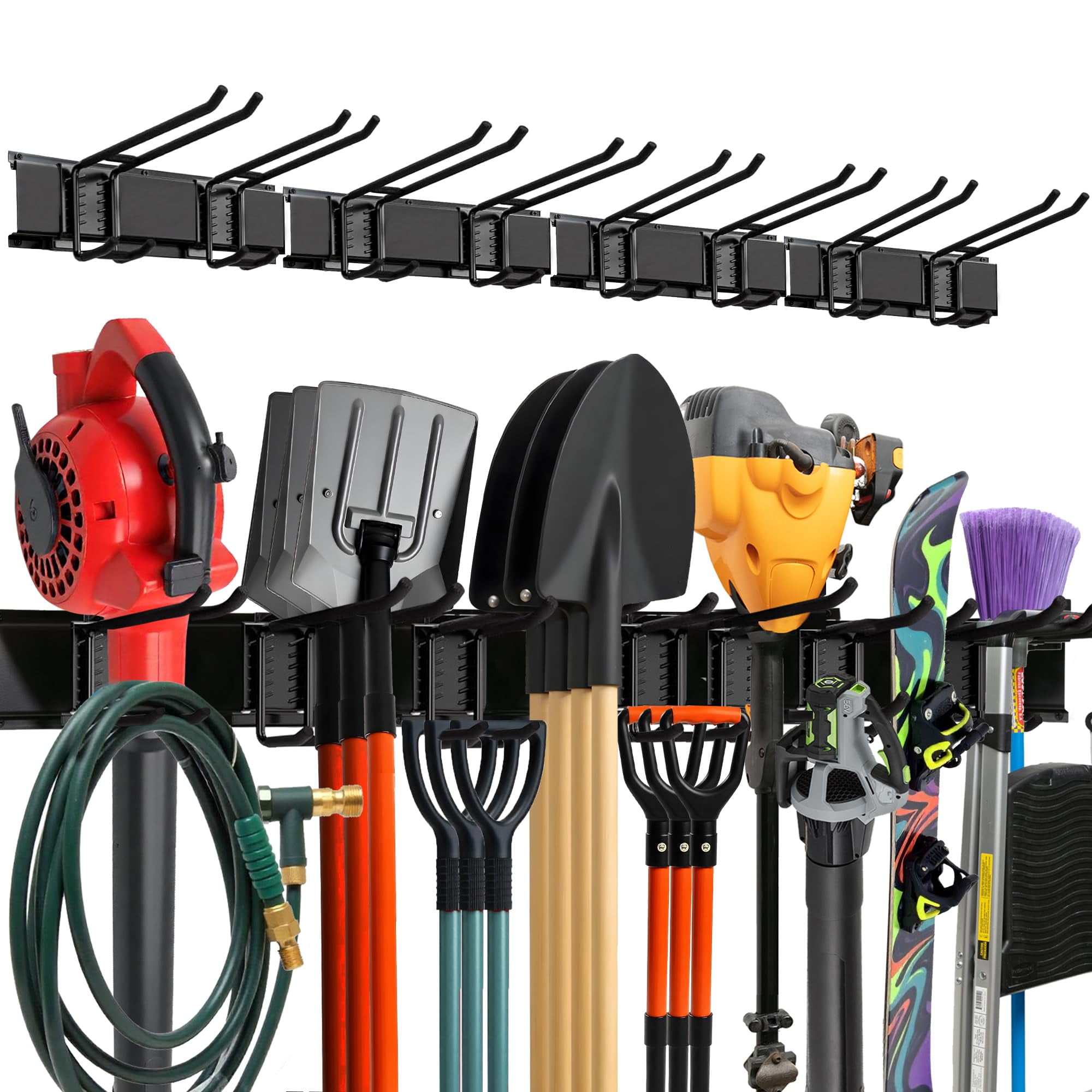 Garage Wall Organizer | 64" Heavy-Duty Tool Storage Rack | Adjustable ...