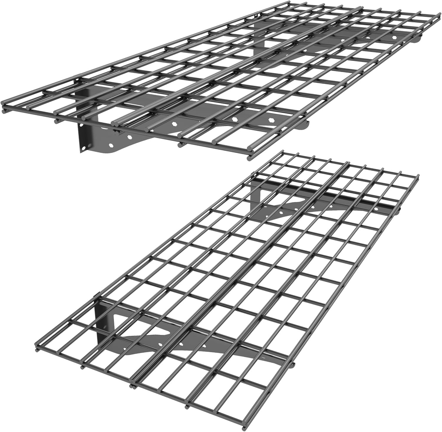 Garage Wall Shelving, Heavy Duty Metal Wall Shelves, 48x24 Inch (4x2 Ft ...
