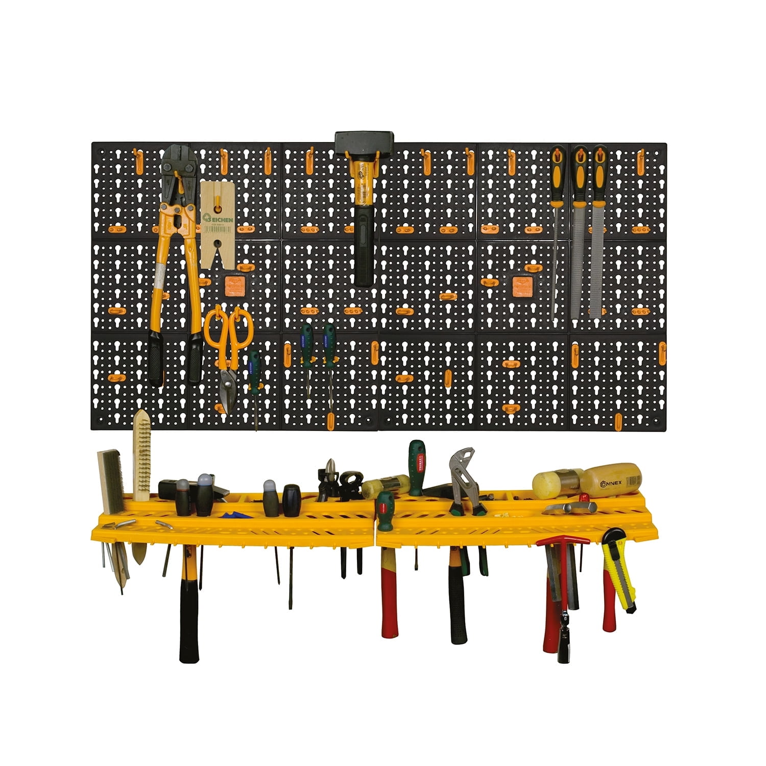 Garage Wall Tool Rack Storage Kit Tools Organizer Home Shelves ...