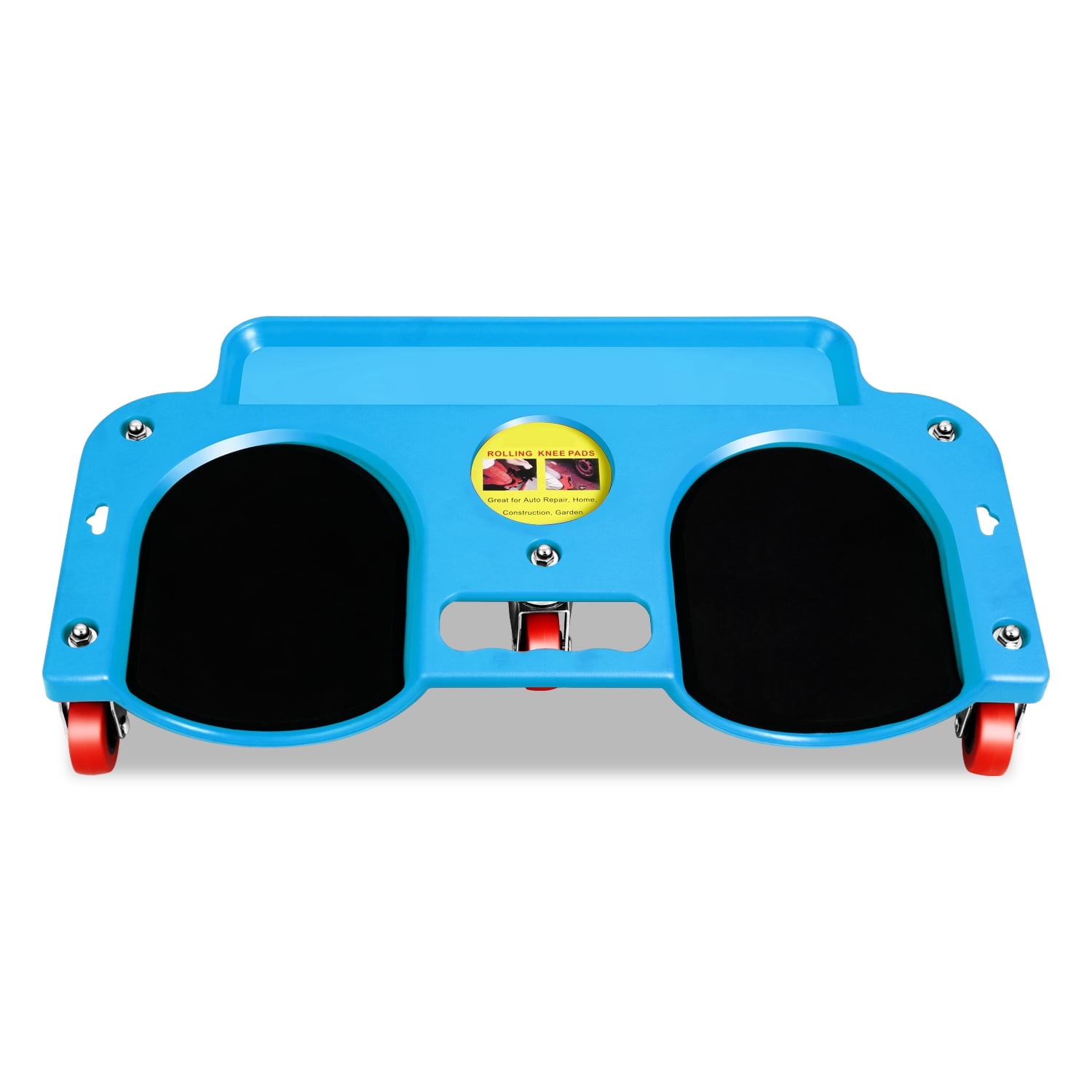 Garage Workshop Garden Rolling Knee Creeper Pads with Tool Tray Holder ...